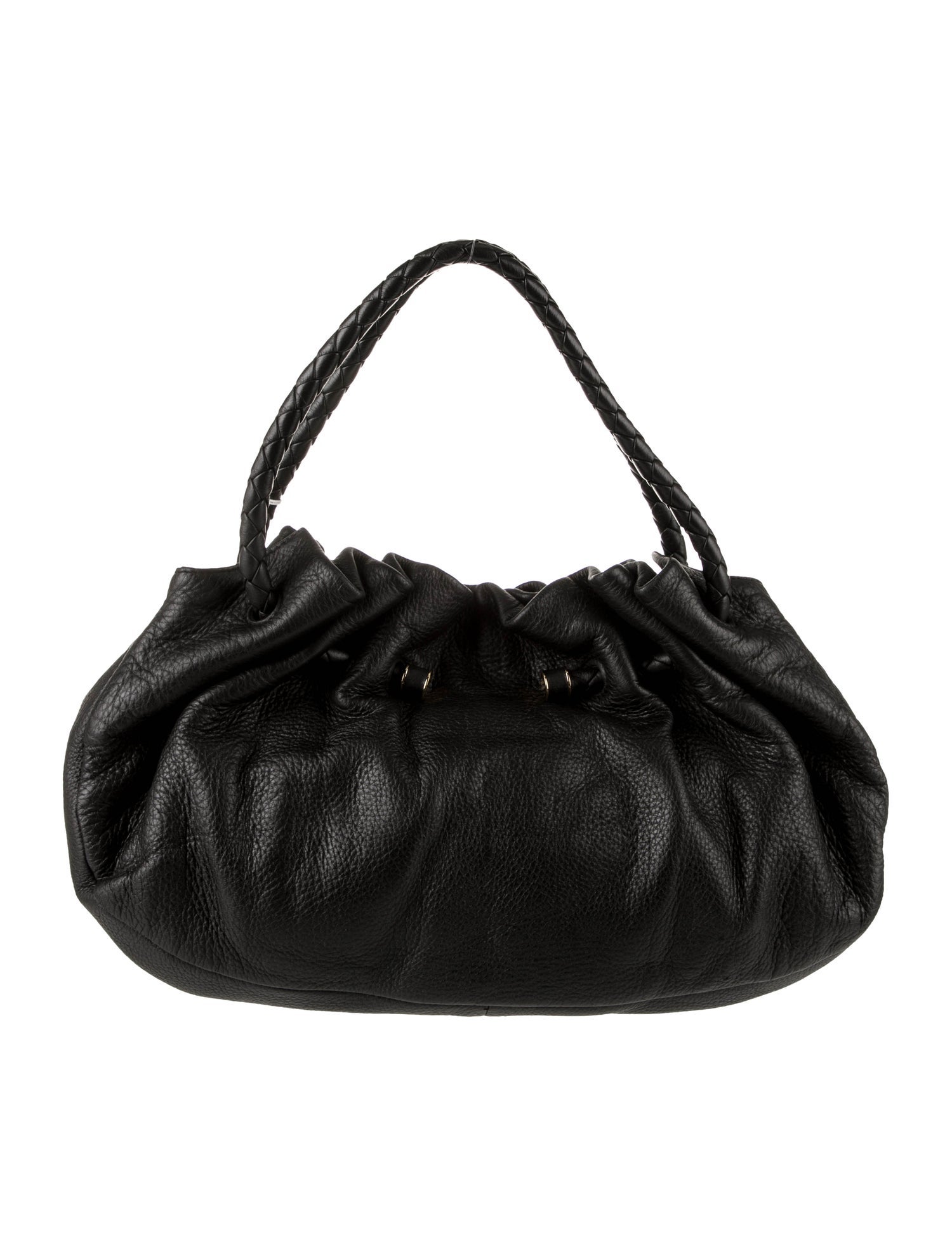 Bottega Veneta Leather Hobo - Black Shoulder Bags, Handbags - BOT229806 ...