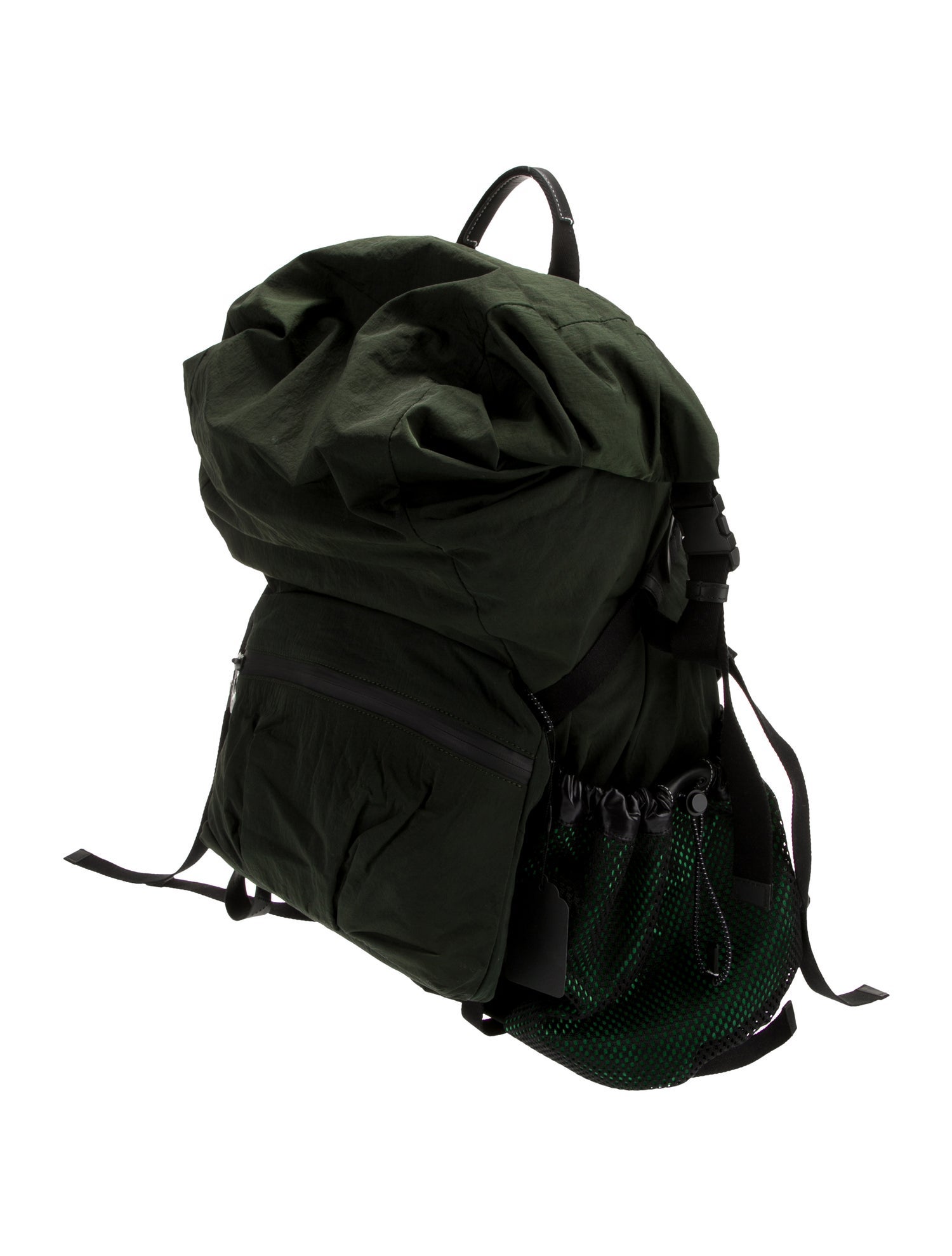 Bottega Veneta Nylon Mesh Backpack - Green Backpacks, Bags - BOT233931 ...