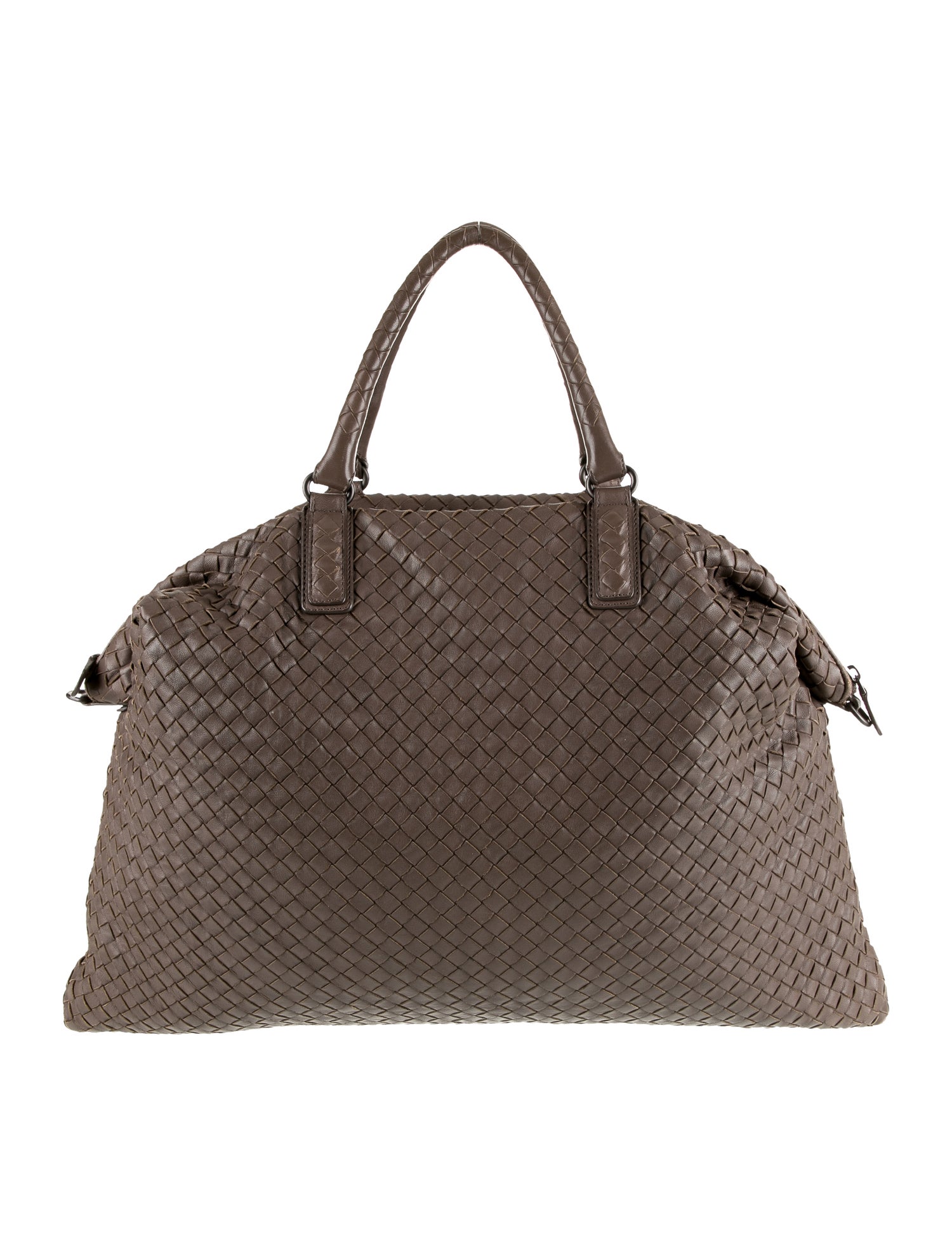 Bottega Veneta Nappa Intrecciato Maxi Convertible Tote - Brown Totes ...