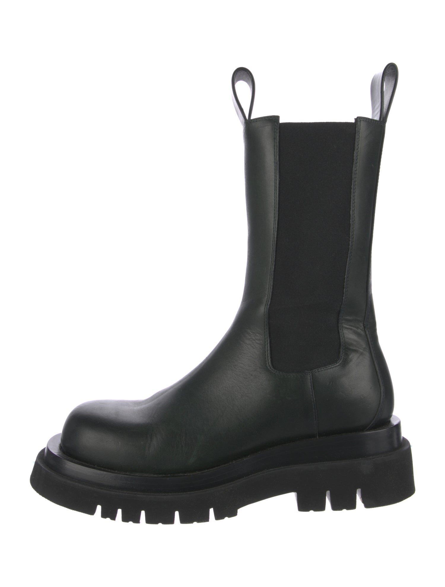 Bottega Veneta Leather Chelsea Boots - Green Boots, Shoes - BOT235604 ...