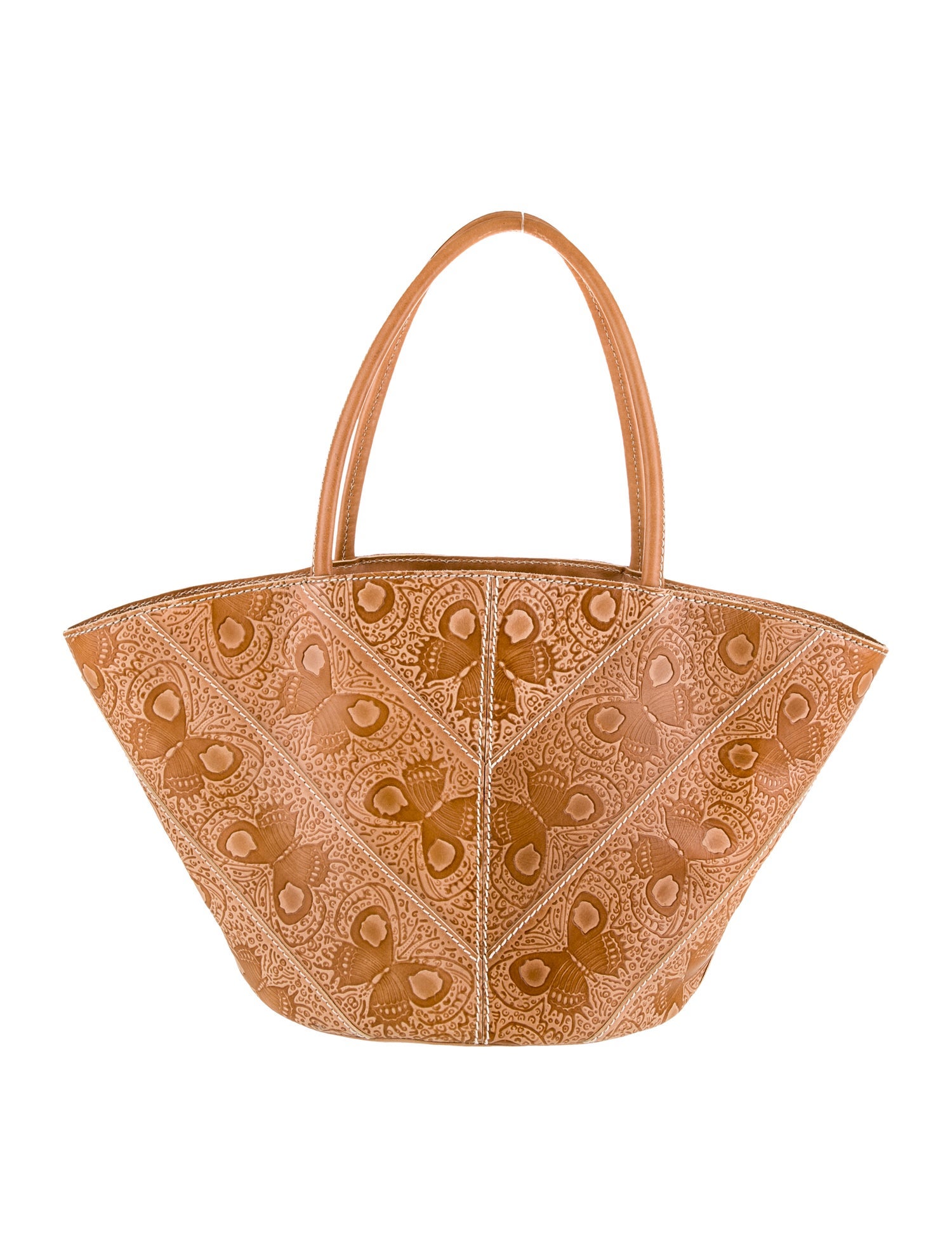 Escada Coated Canvas Tote Bag - Brown Totes, Handbags - ESC107601 | The ...
