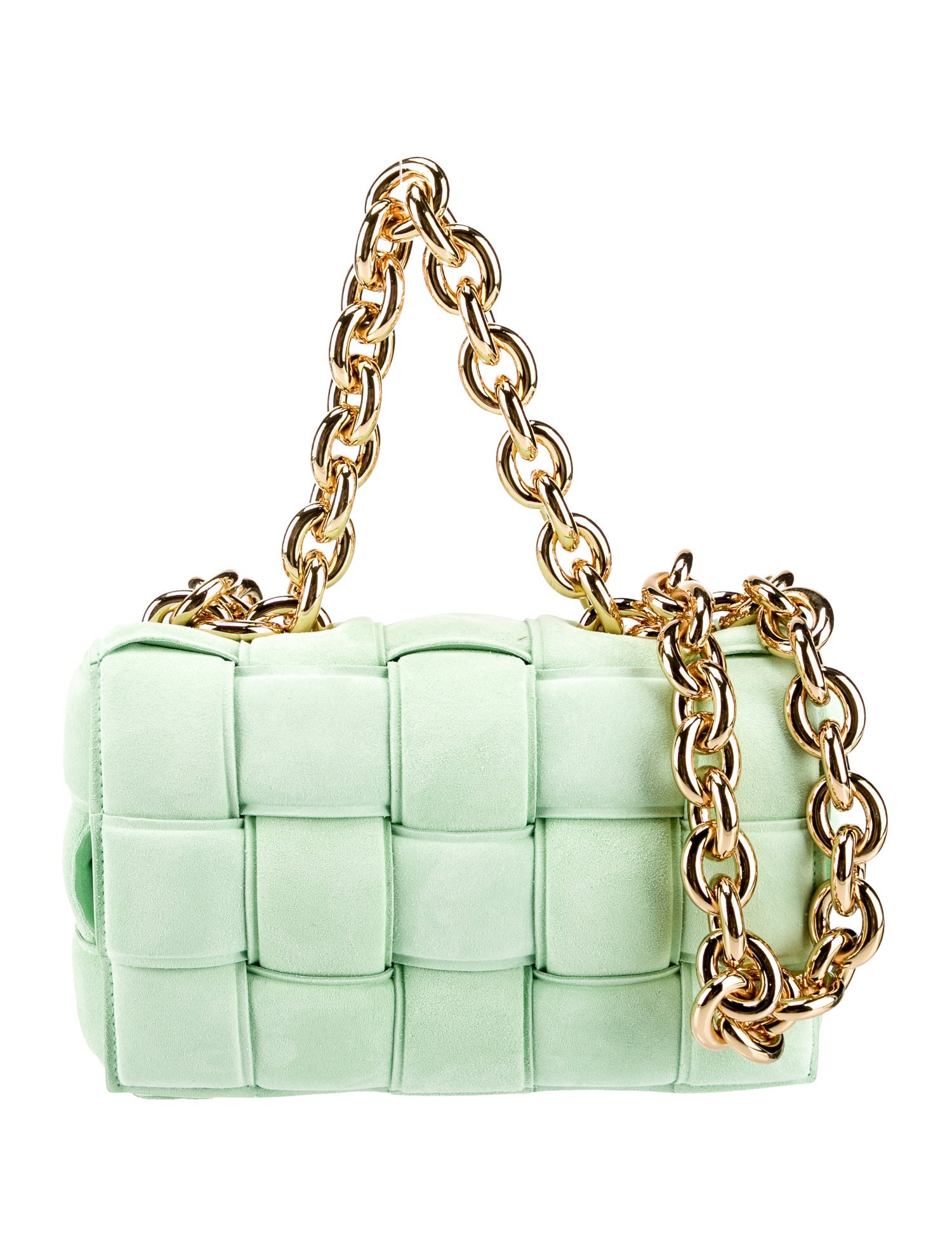 Bottega Veneta Chain Padded Cassette w/Tags - Green Handle Bags ...