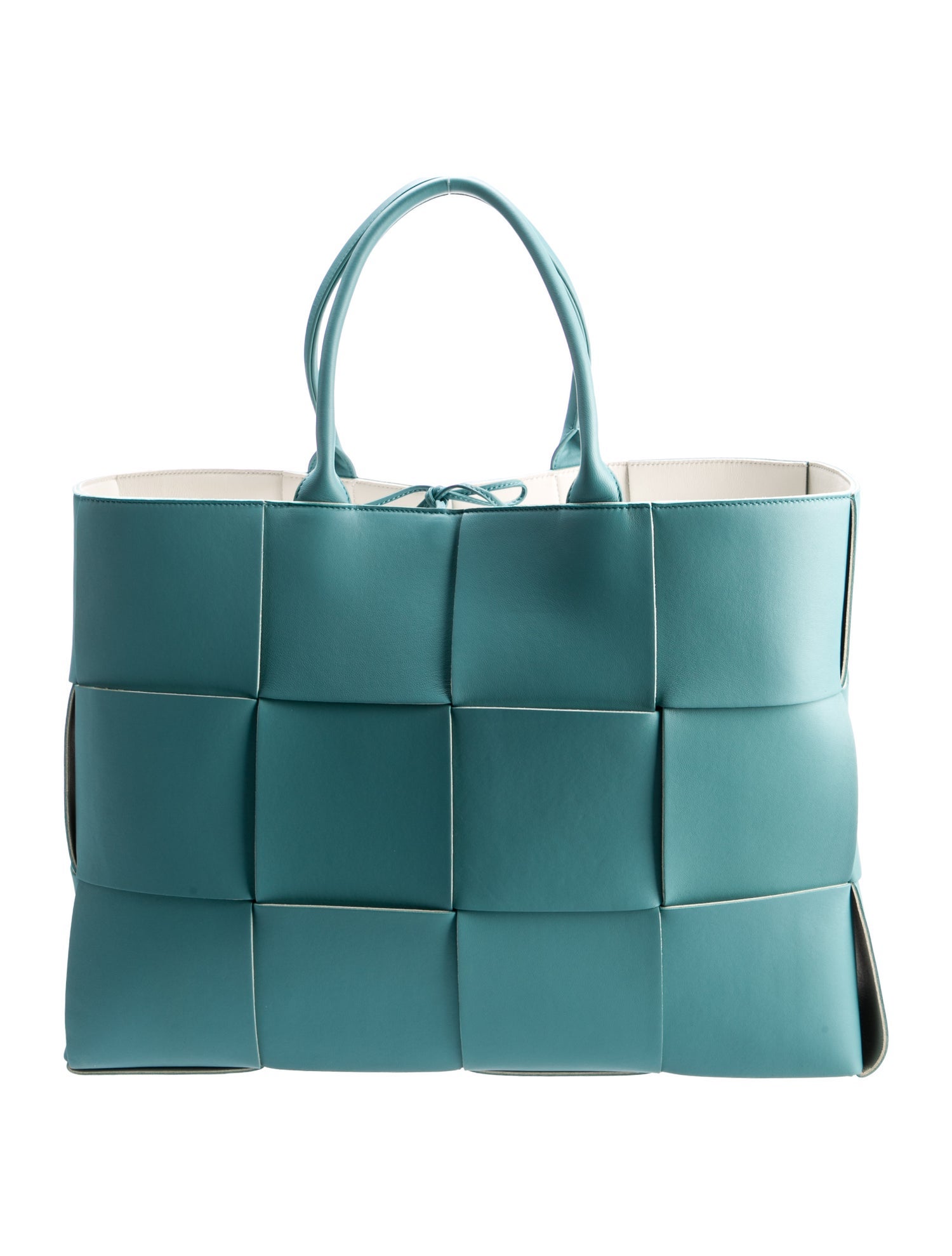 Bottega Veneta Maxi Intrecciato Large Arco Tote - Blue Totes, Handbags ...