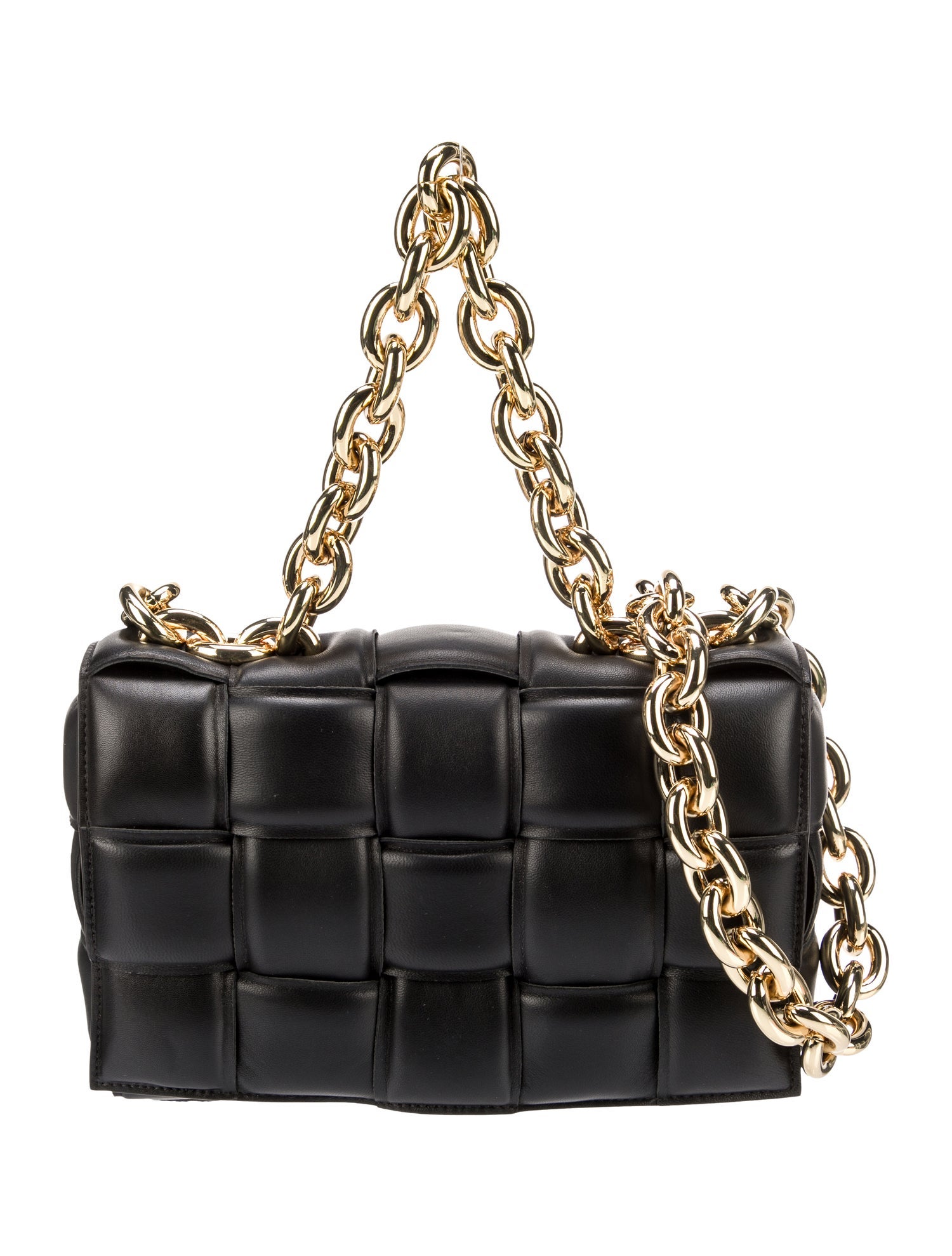 Bottega Veneta Padded Chain Cassette Bag - Black Crossbody Bags ...