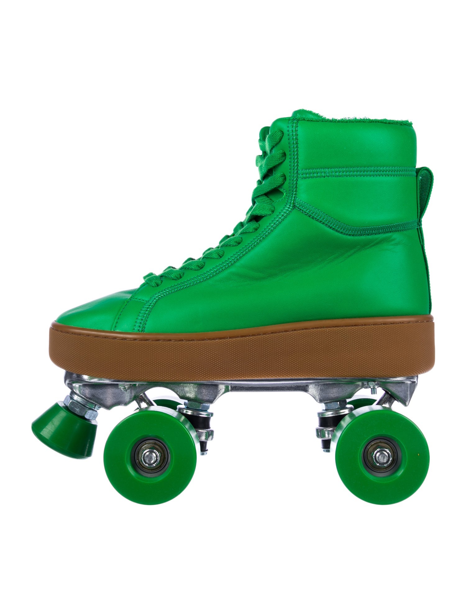 Bottega Veneta Leather Roller Skates - Green Sporting Goods, Sports ...