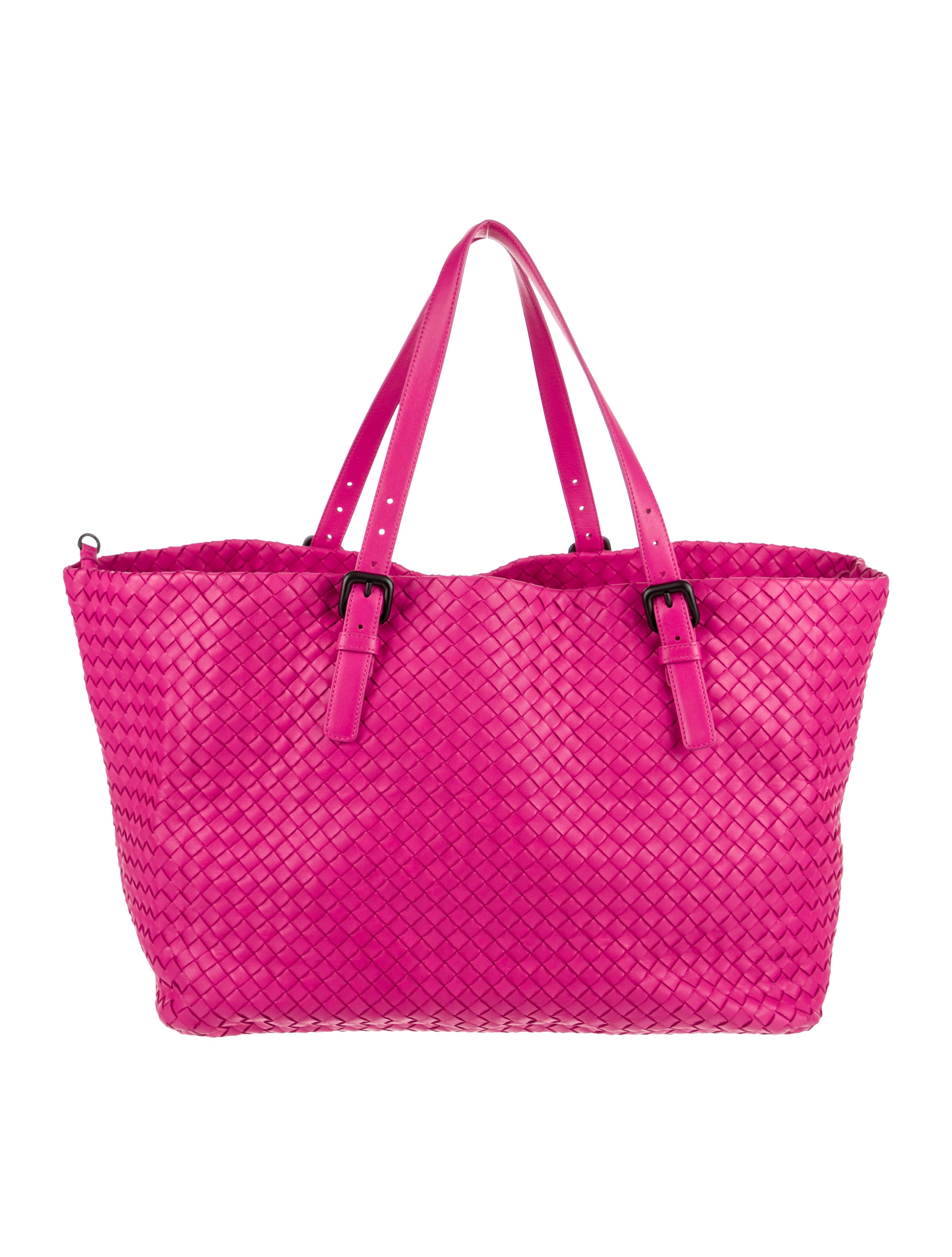 Bottega Veneta Intrecciato Large Cesta Tote - Pink Totes, Handbags ...