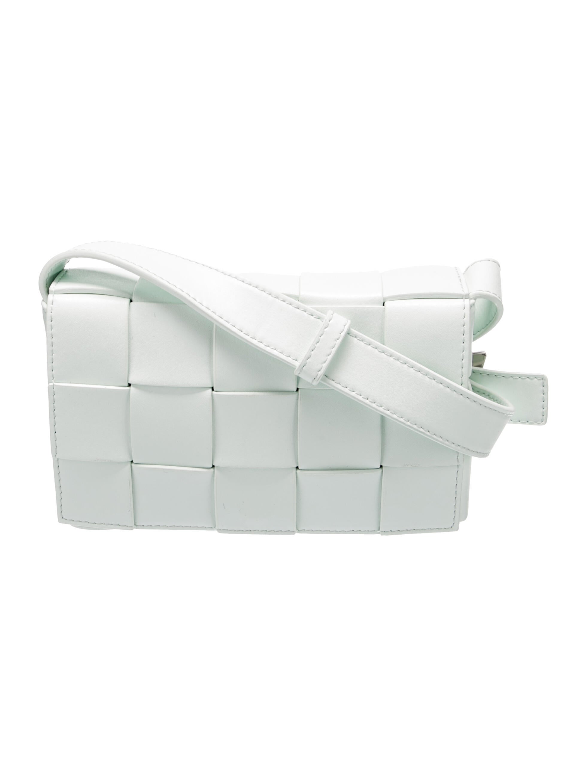 Bottega Veneta Patent Leather Cassette Bag - Neutrals Crossbody Bags ...