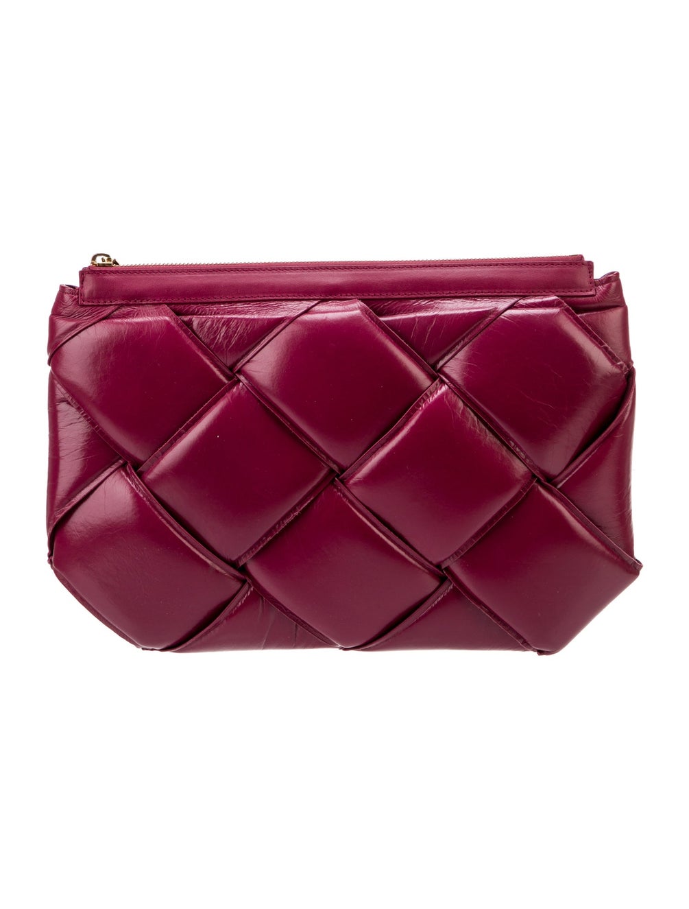 Bottega Veneta Maxi Cassette Pouch - Burgundy Clutches, Handbags ...