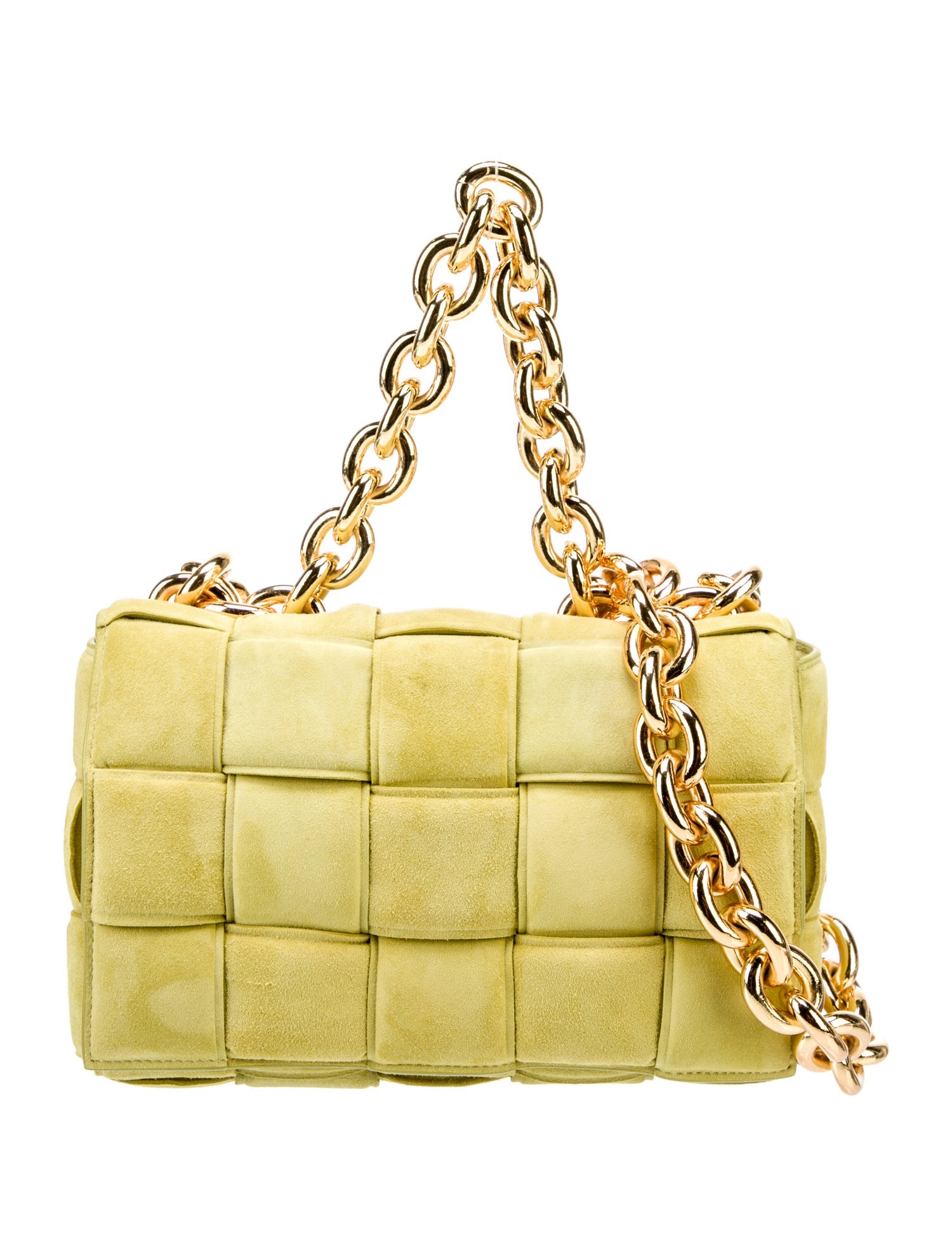 Bottega Veneta Padded Chain Cassette - Green Crossbody Bags, Handbags ...