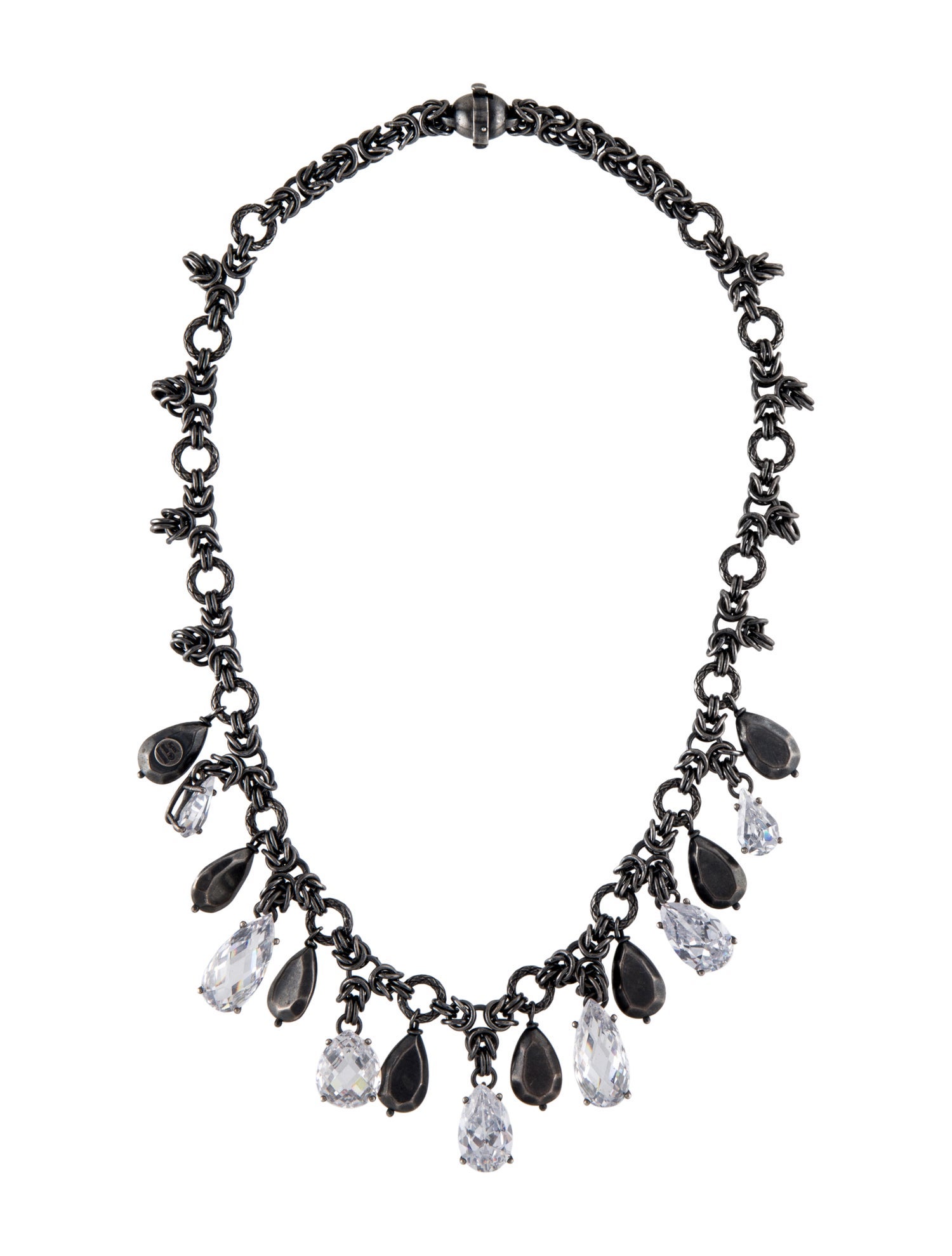 Gianni Versace Vintage Crystal & Resin Intaglio Medusa Collar Necklace ...