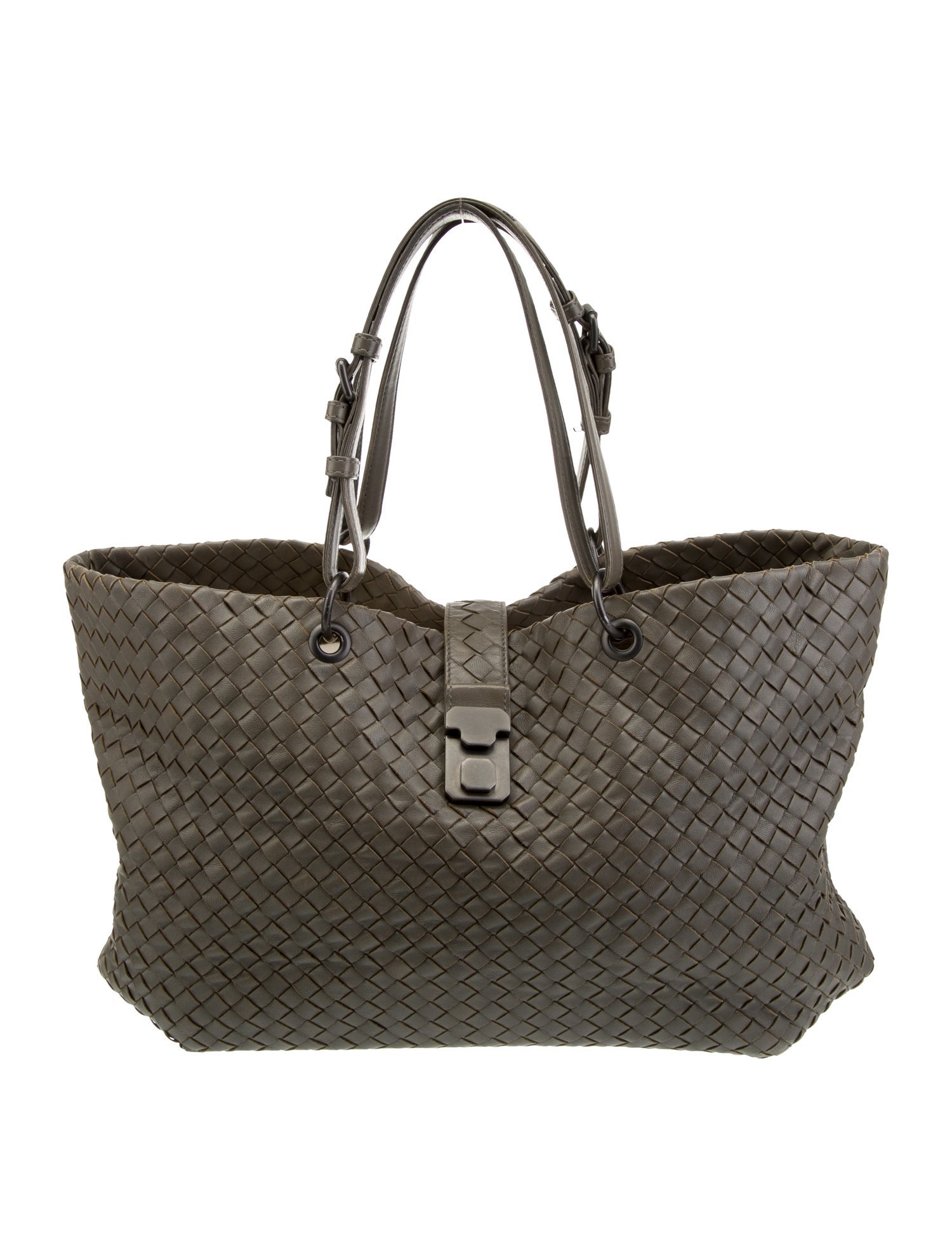 Bottega Veneta Intrecciato Large Capri Tote - White Totes, Handbags ...