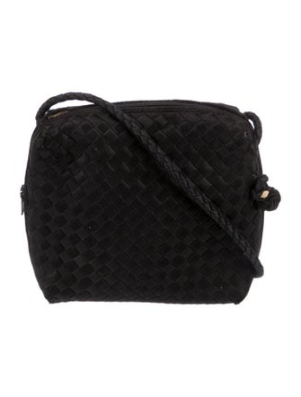 Bottega Veneta Vintage Intreciato Mini Bag - Black Mini Bags, Handbags ...