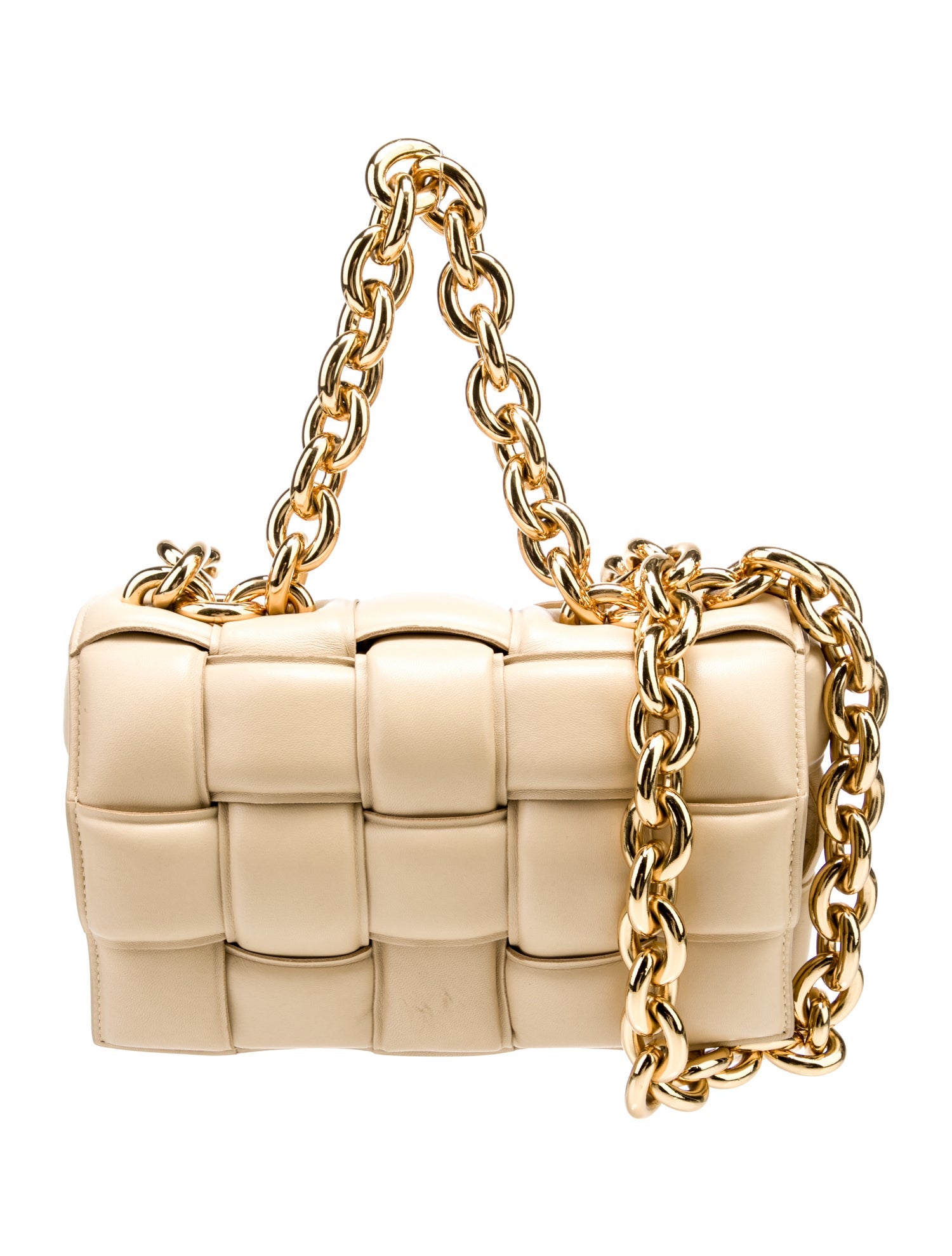 Bottega Veneta Nappa Maxi Intrecciato Padded Chain Cassette Bag ...