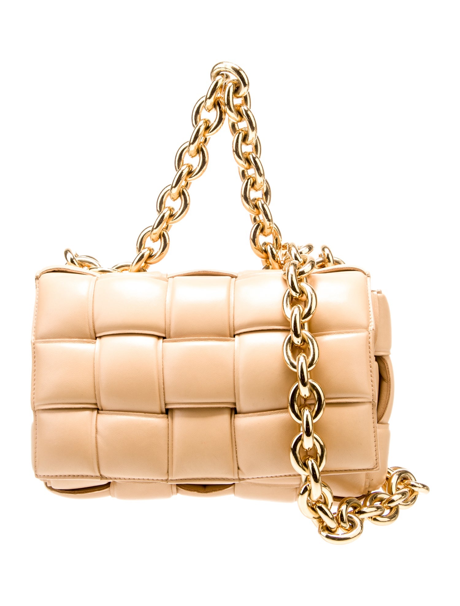 Bottega Veneta Padded Chain Cassette Bag - Neutrals Shoulder Bags ...