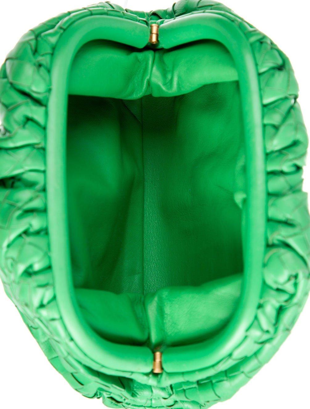 Bottega Veneta Intrecciato Mini Pouch - Green Clutches, Handbags - BOT260175 | The RealReal
