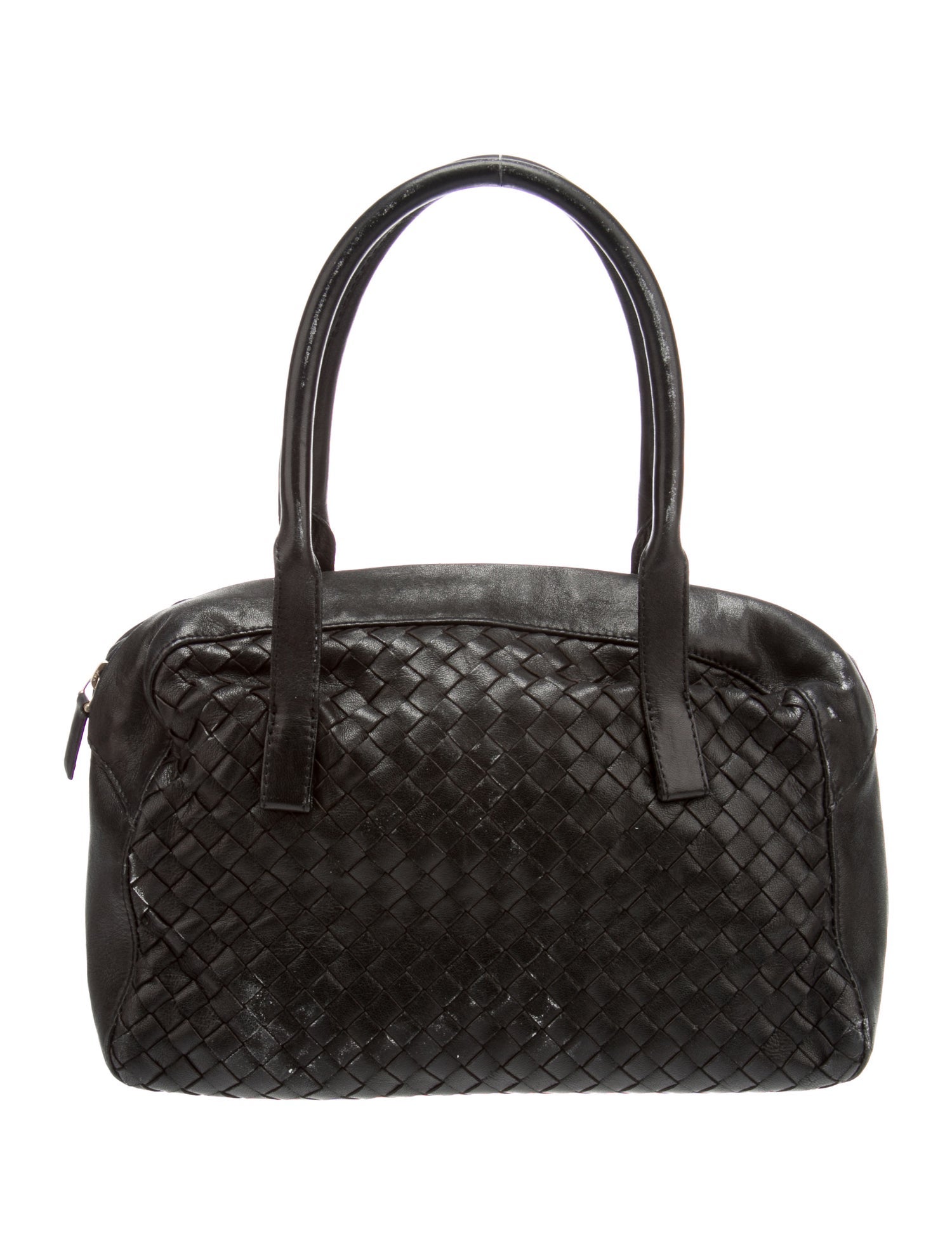 Dragon Diffusion Woven Leather Handle Bag - Brown Handle Bags, Handbags ...