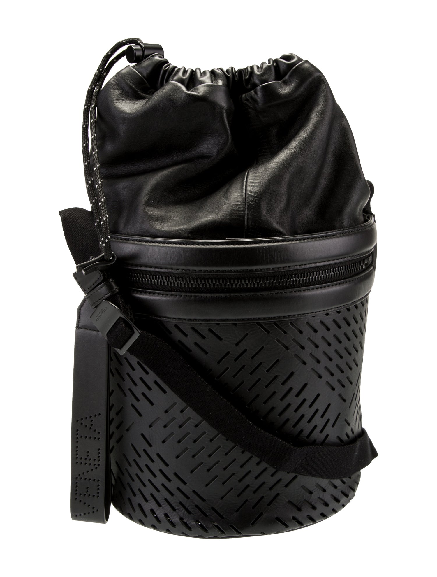 Bottega Veneta Perforated Paper Bucket Bag - Black Bucket Bags ...