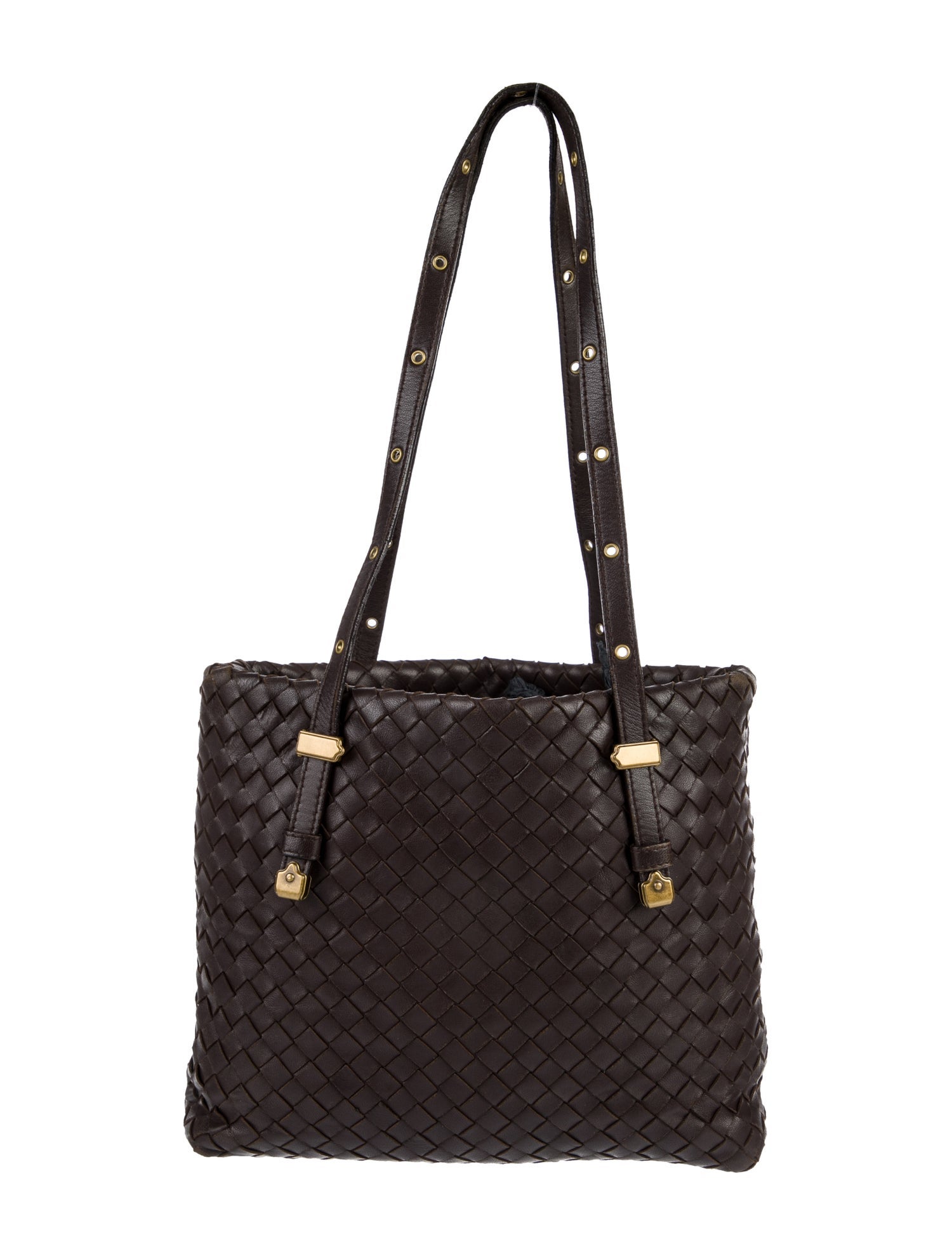 Bottega Veneta Intrecciato Roma Tote - Grey Totes, Handbags - BOT241470 ...