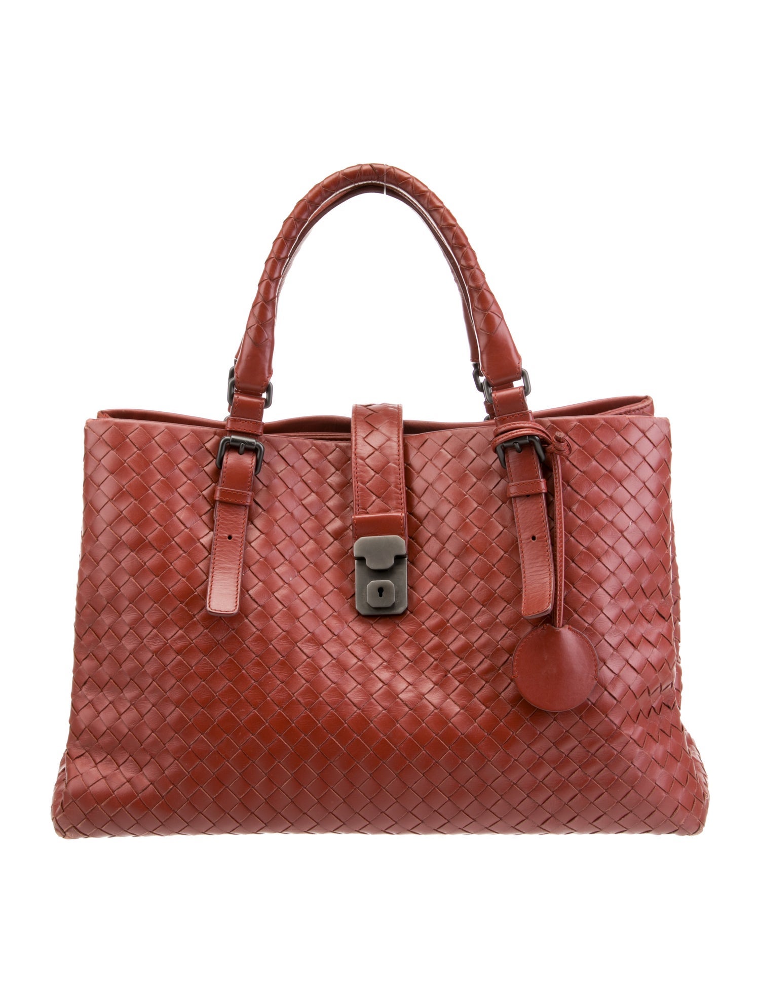 Bottega Veneta Leather Roma - Grey Totes, Handbags - BOT267251 | The ...