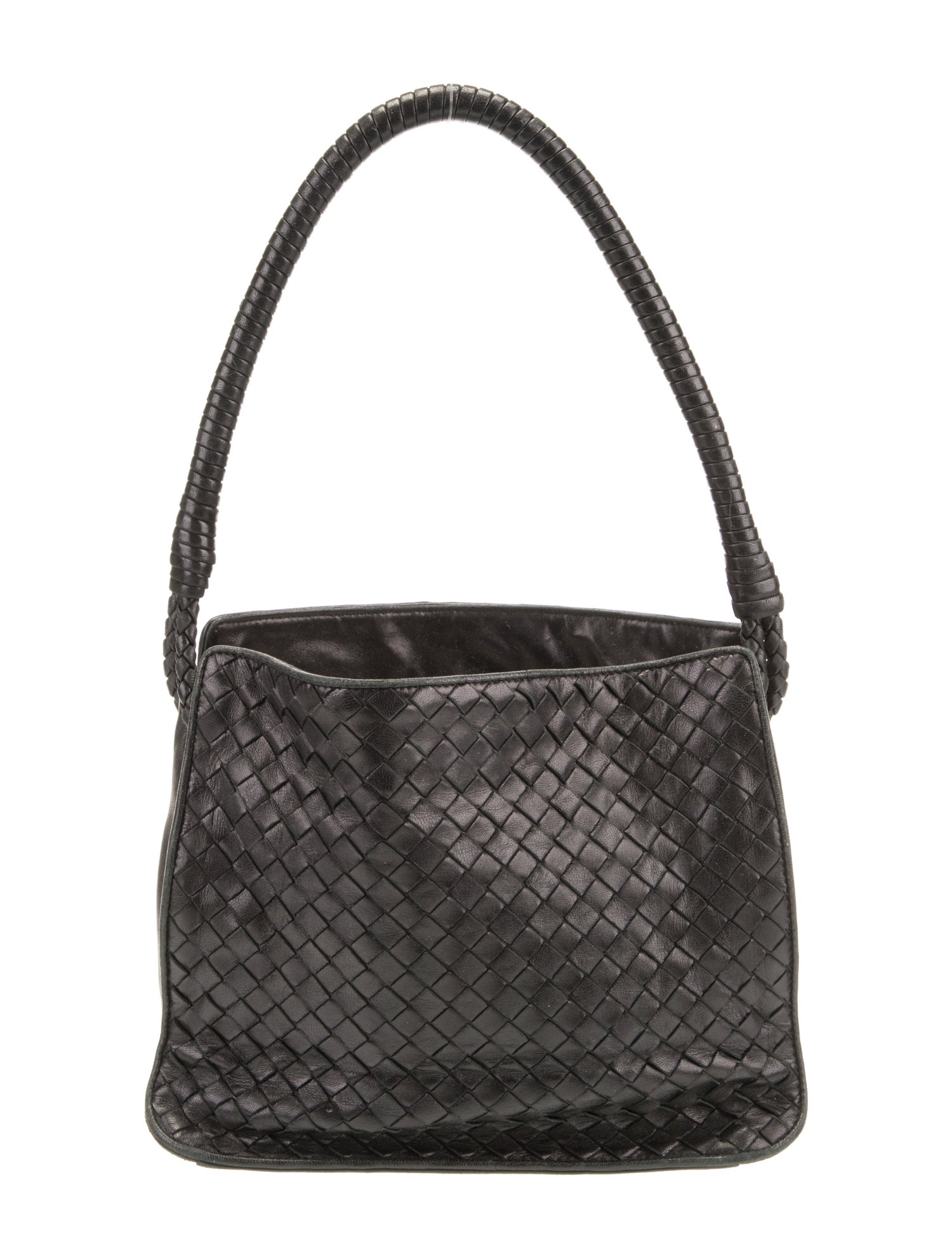 Bottega Veneta Vintage Intreccaito Hobo - Black Hobos, Handbags ...