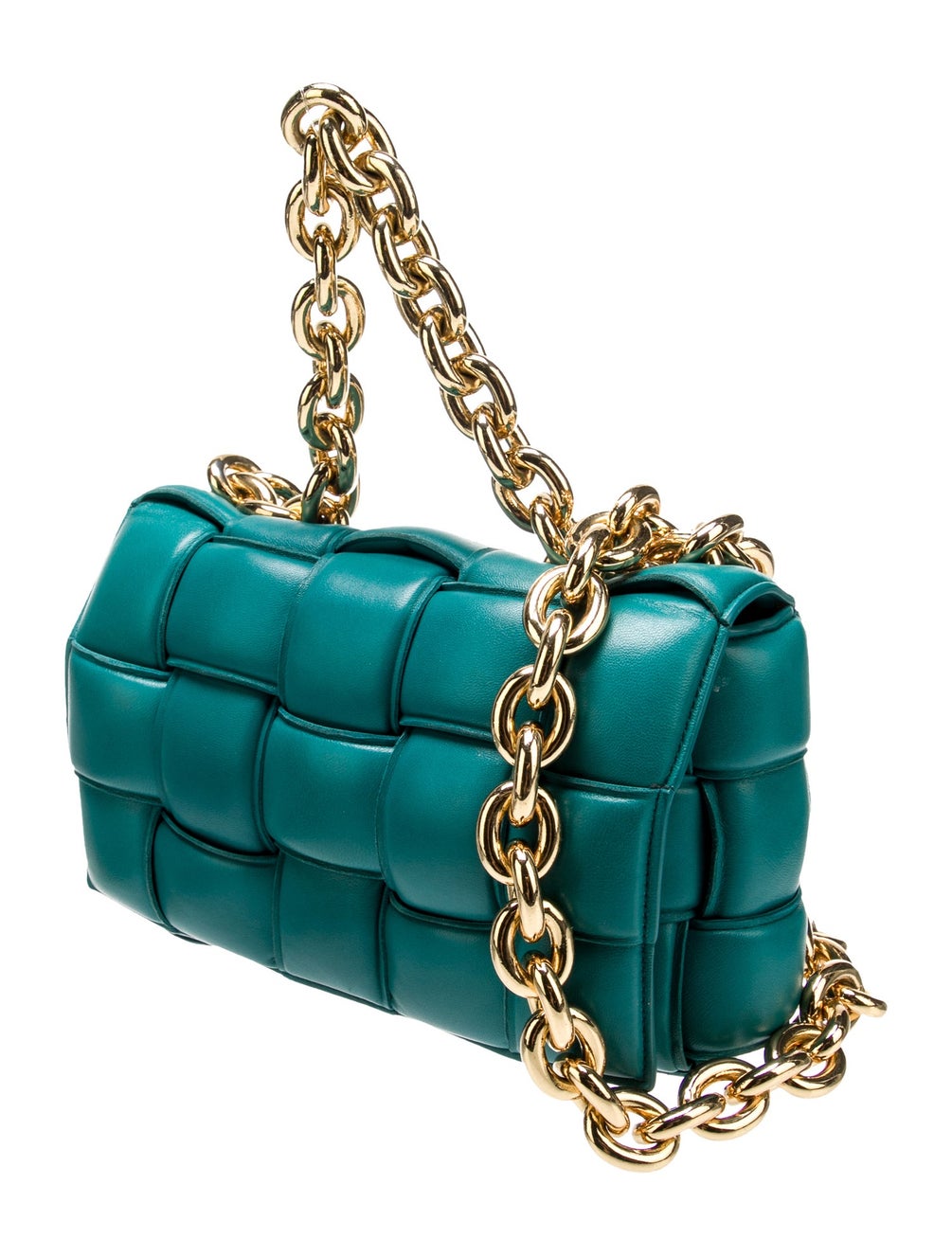 Bottega Veneta Padded Chain Cassette Bag - Green Crossbody Bags ...