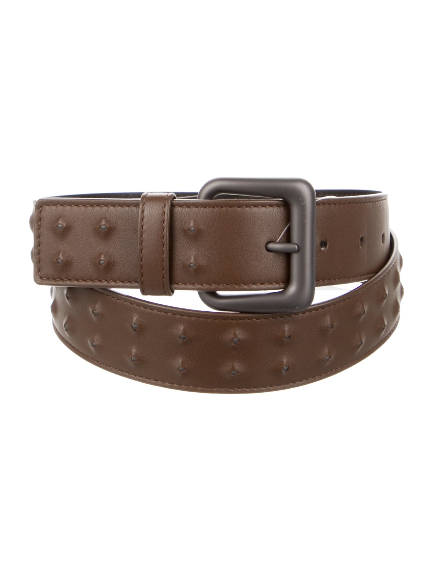 Bottega Veneta Leather Belt - Brown Belts, Accessories - BOT269749 ...