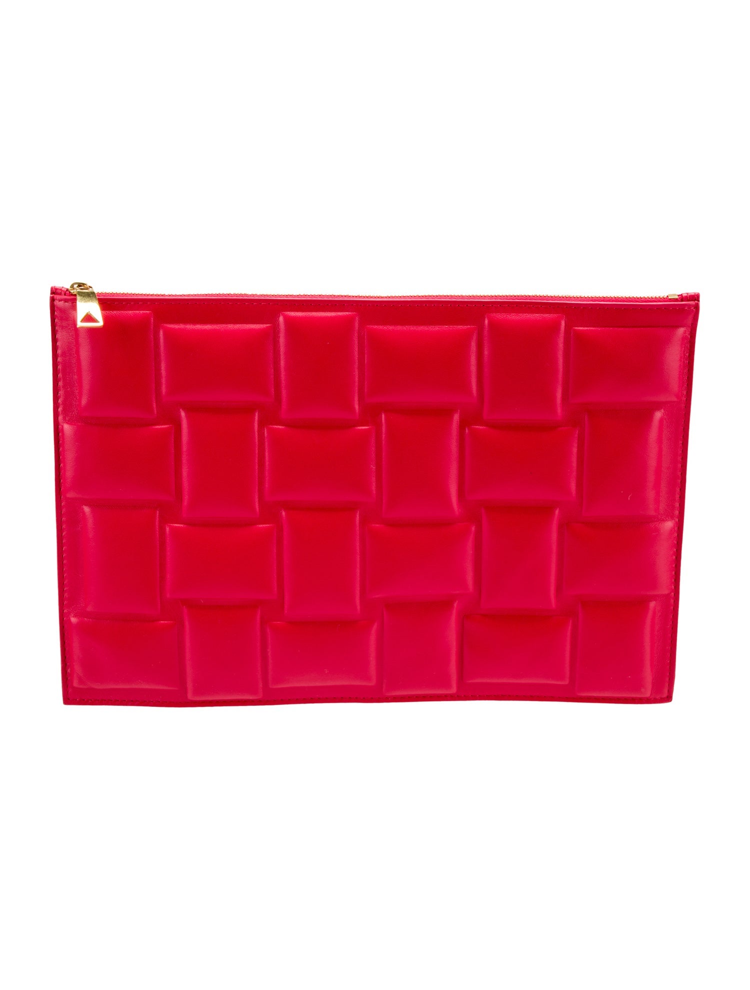 Bottega Veneta Padded Intrecciato Flat Clutch - Pink Clutches, Handbags ...