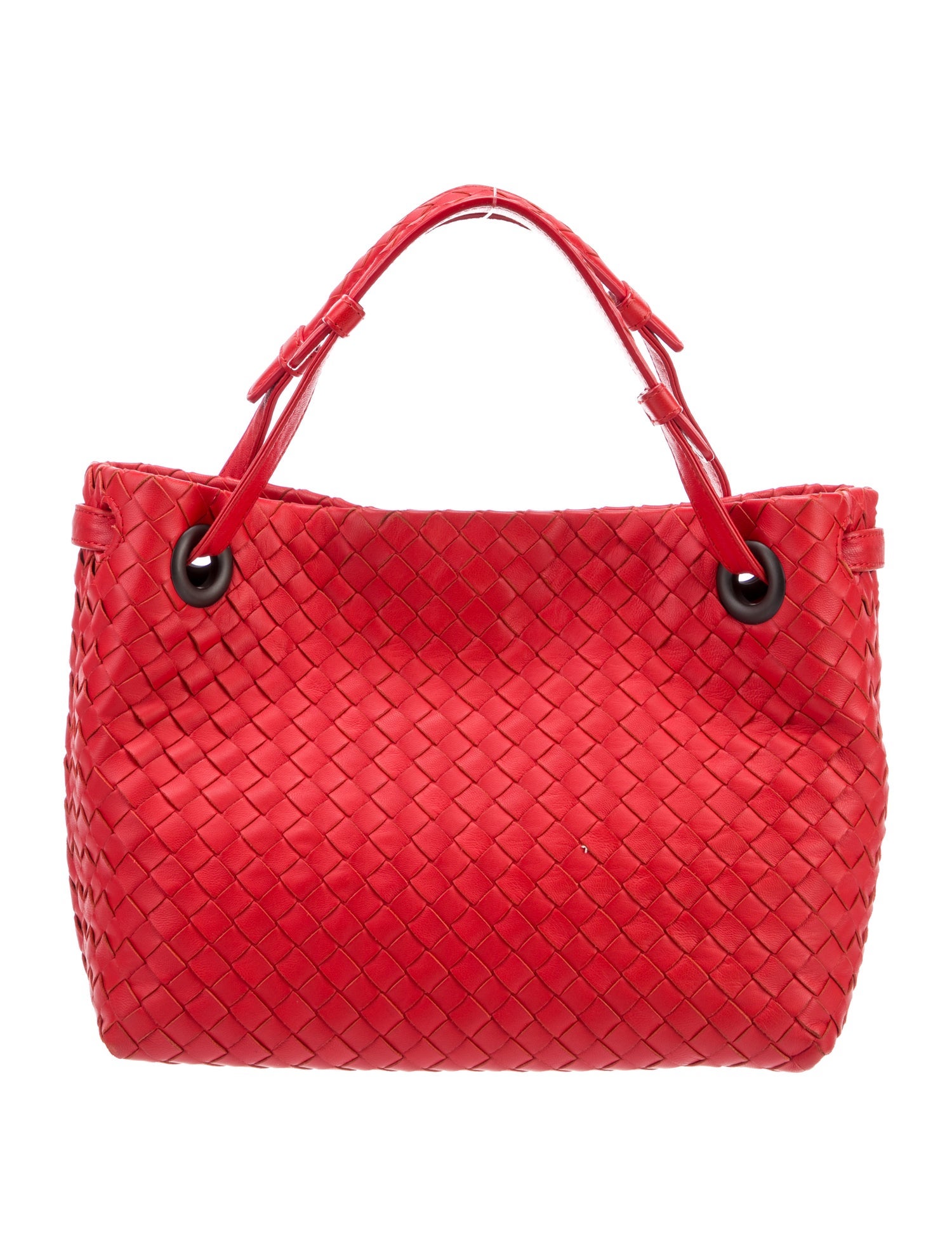 Bottega Veneta Intrecciato Tote - Red Totes, Handbags - BOT273186 | The ...