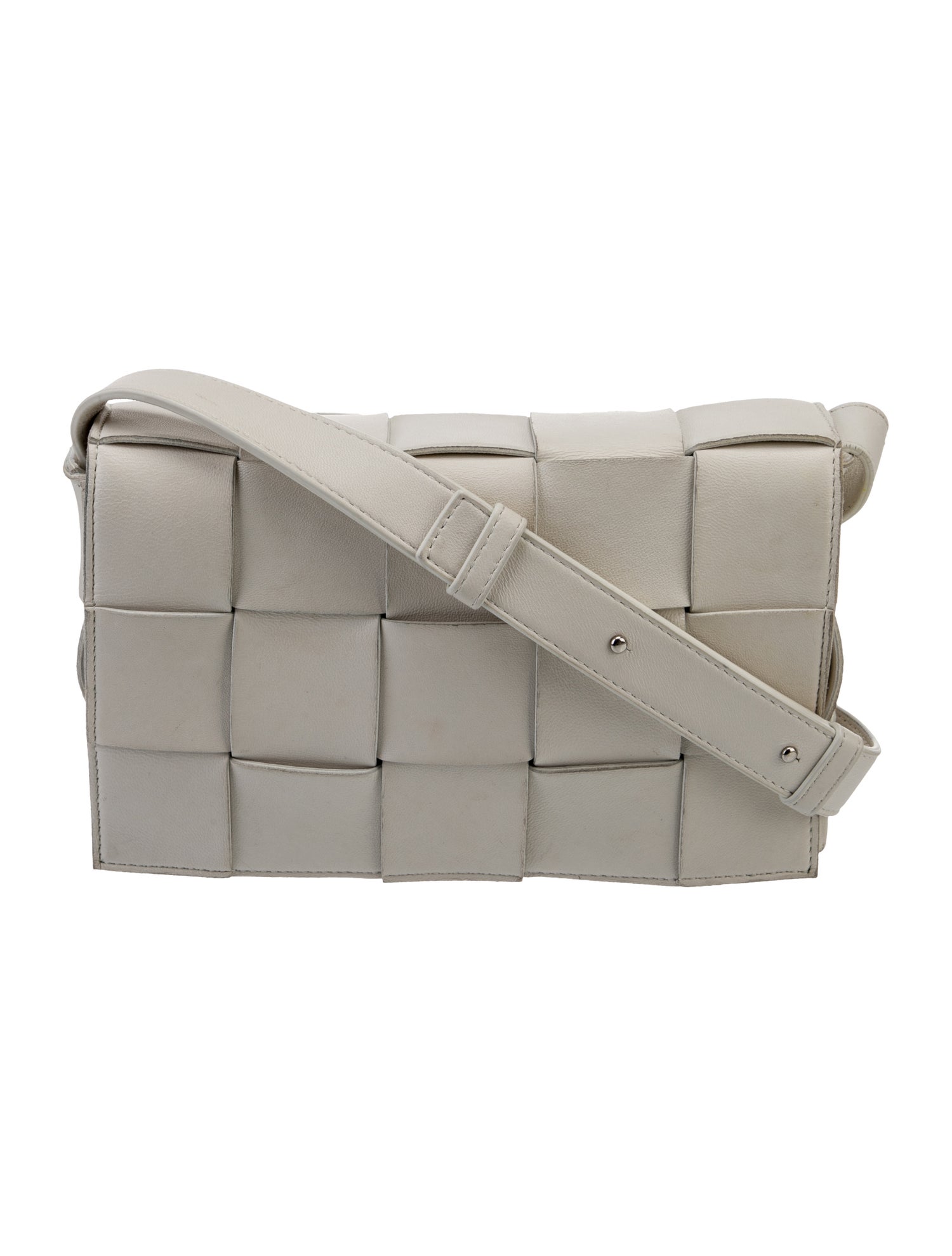 Bottega Veneta Patent Leather Cassette Bag - Neutrals Crossbody Bags ...