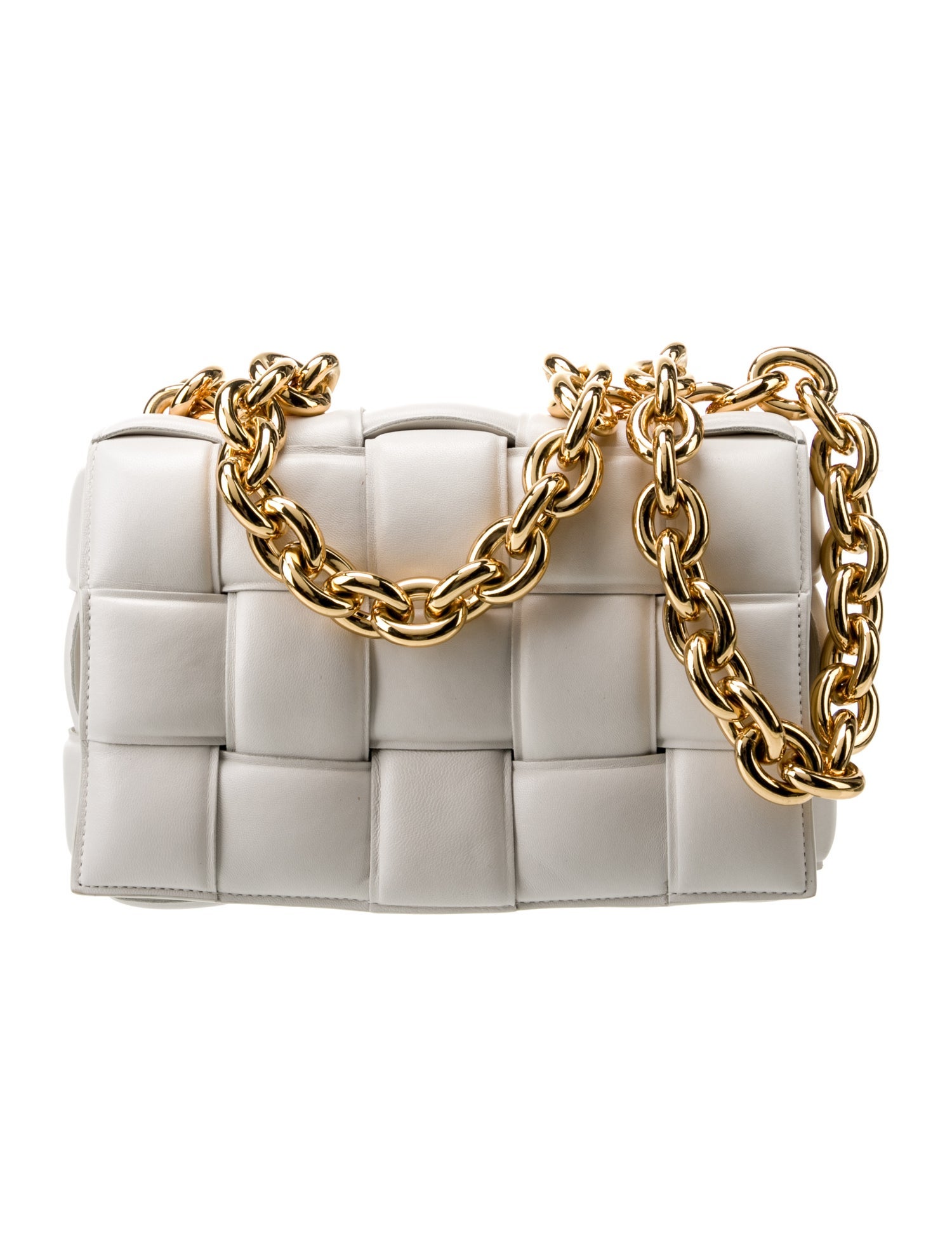 Bottega Veneta Padded Chain Cassette - Green Crossbody Bags, Handbags ...