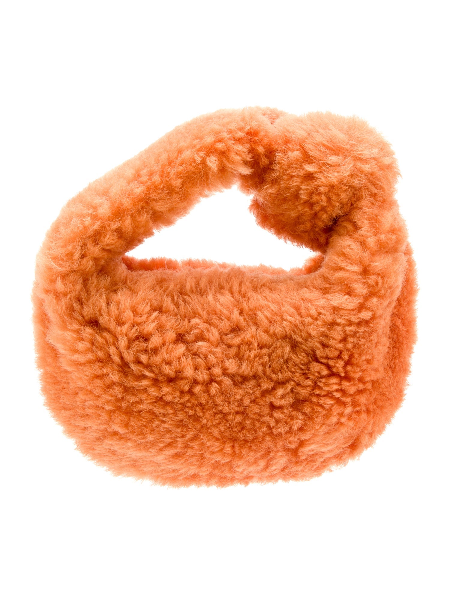 Bottega Veneta Shearling Jodie Mini - Orange Handle Bags, Handbags ...