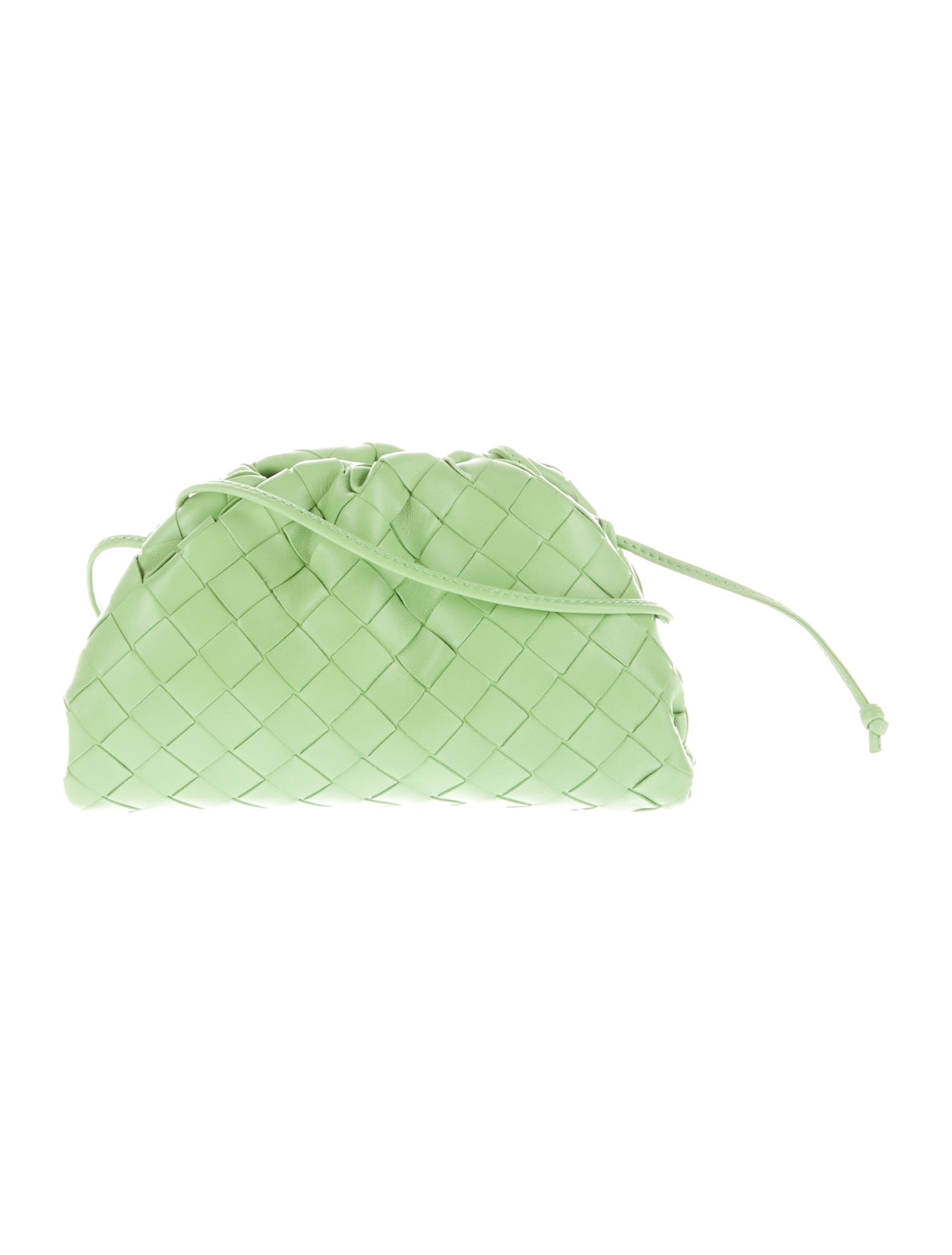 Bottega Veneta Intrecciato Mini Pouch w/ Tags - Green Clutches, Handbags - BOT283293 | The RealReal