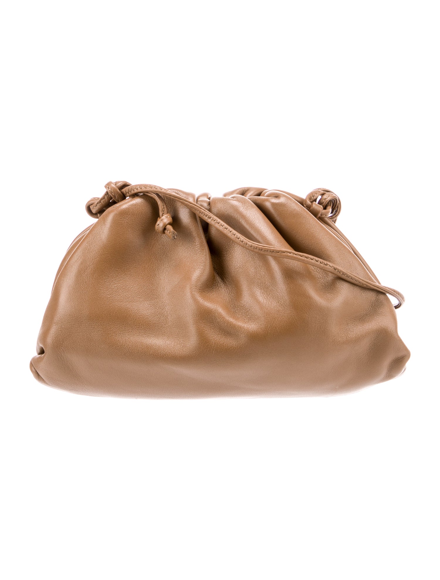 Bottega Veneta Leather Mini Pouch - Brown Crossbody Bags, Handbags ...