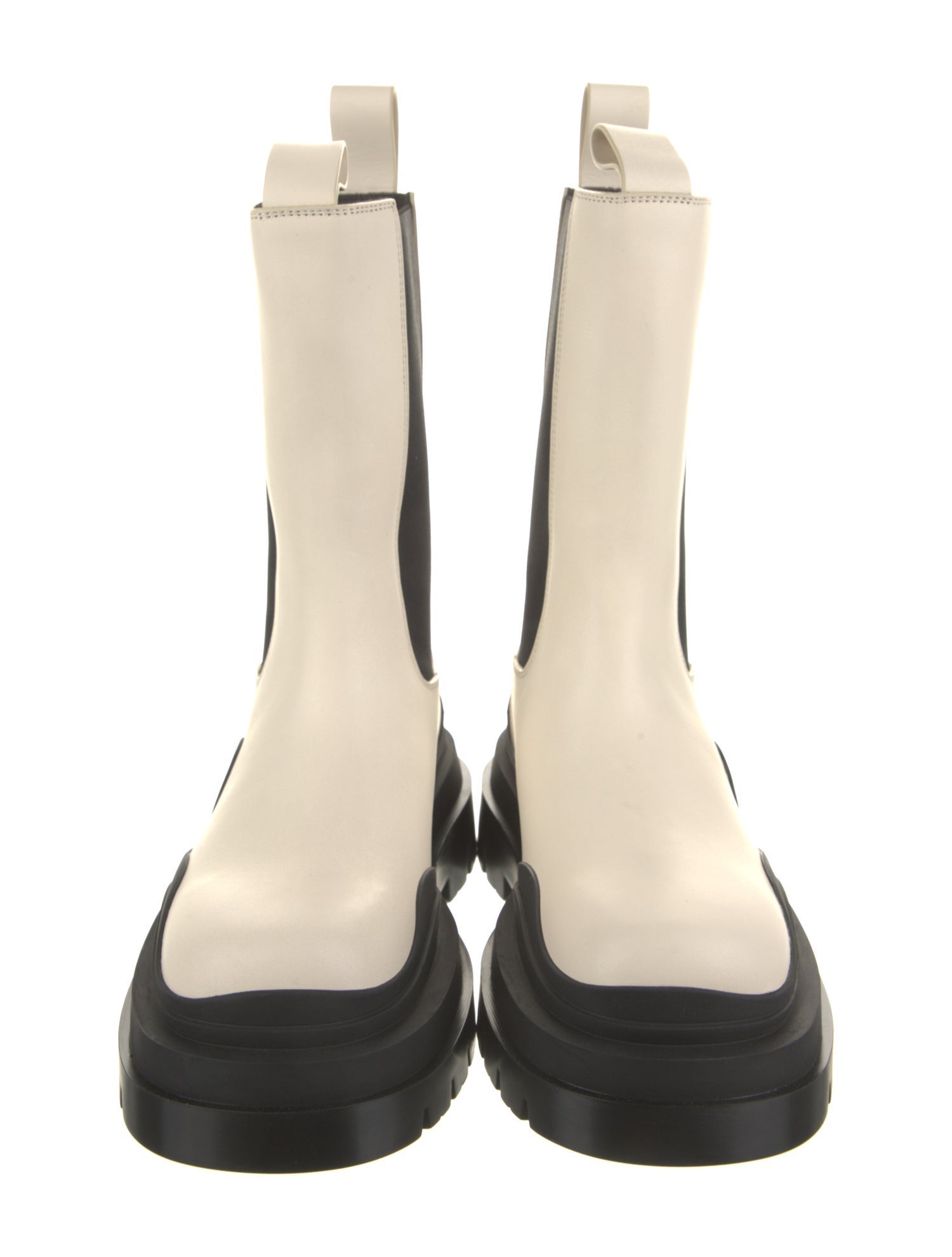 Bottega Veneta Leather Colorblock Pattern Chelsea Boots w/ Tags ...