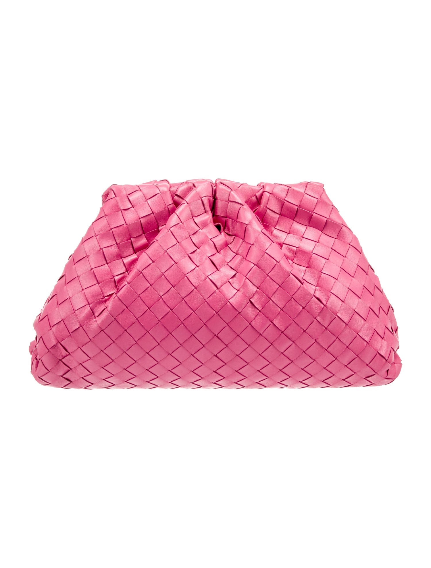 Bottega Veneta Intrecciato The Pouch - Pink Clutches, Handbags ...