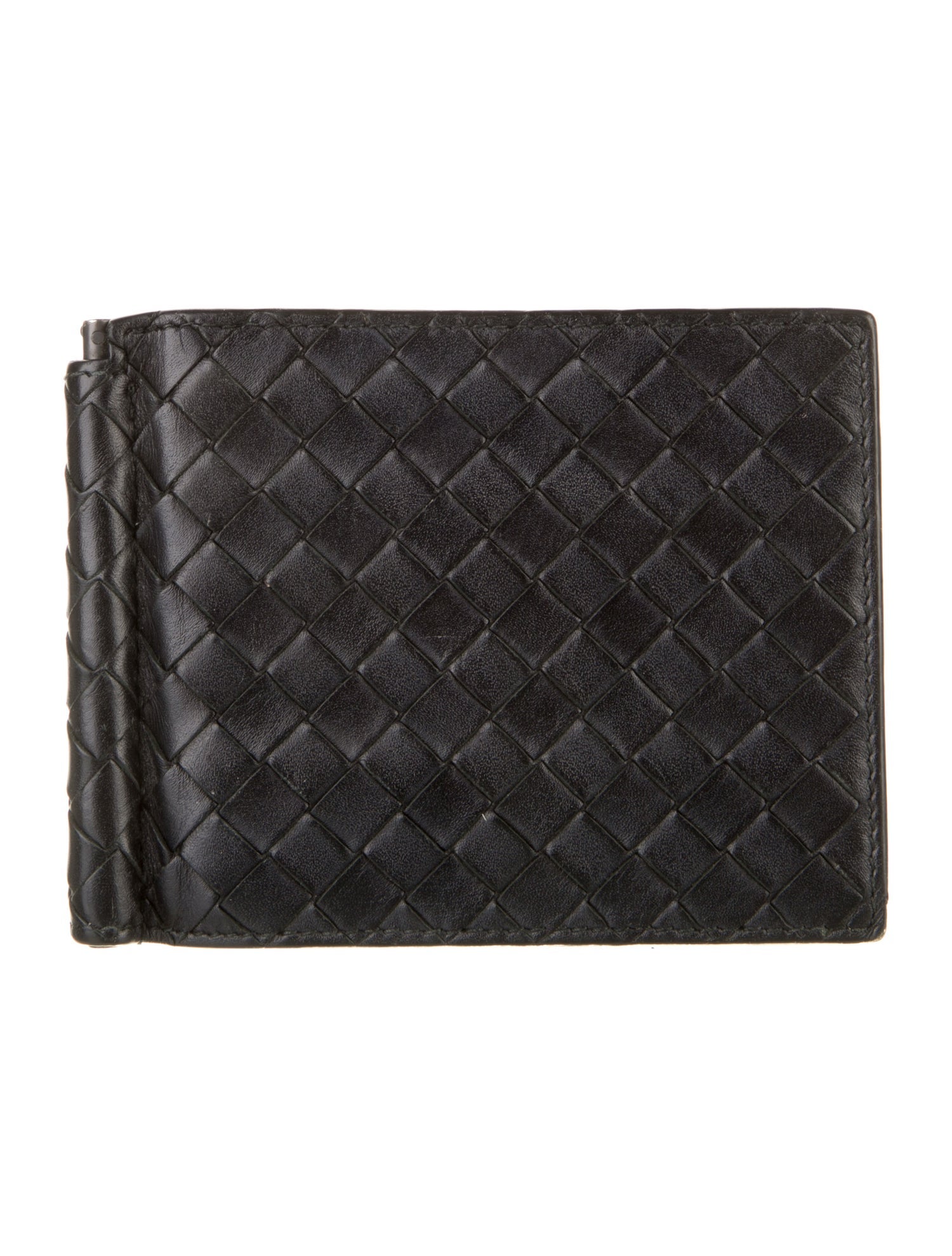 Bottega Veneta Intrecciato Weave Leather Wallet - Brown Wallets ...