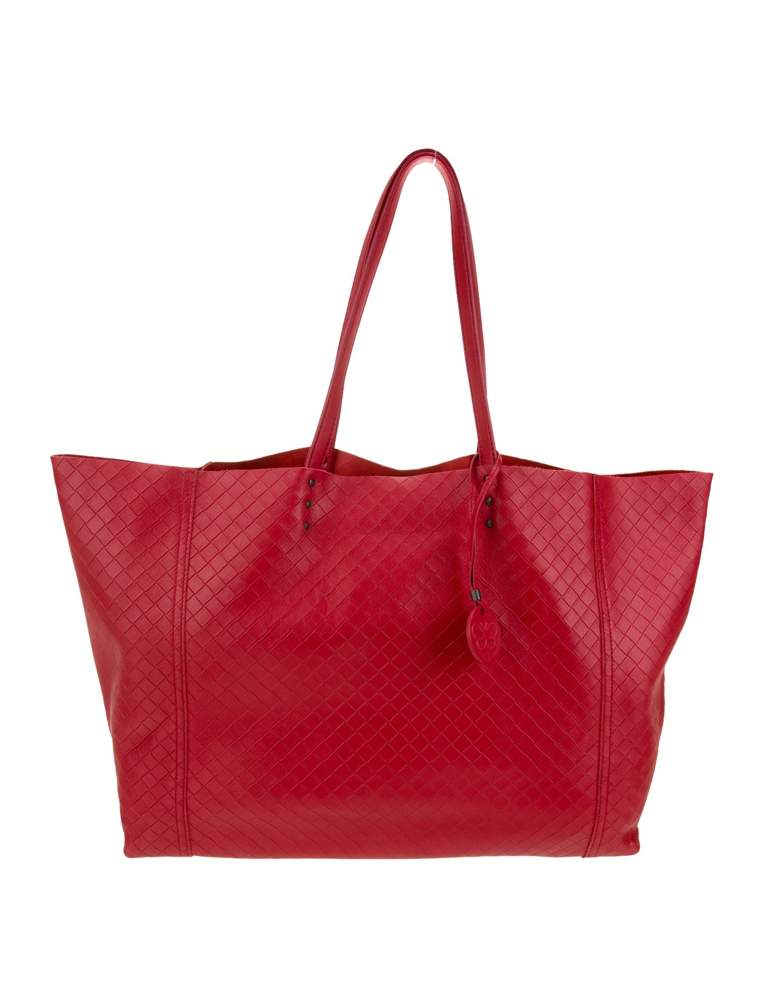 Bottega Veneta Leather Intrecciato Mirage - Red Totes, Handbags ...