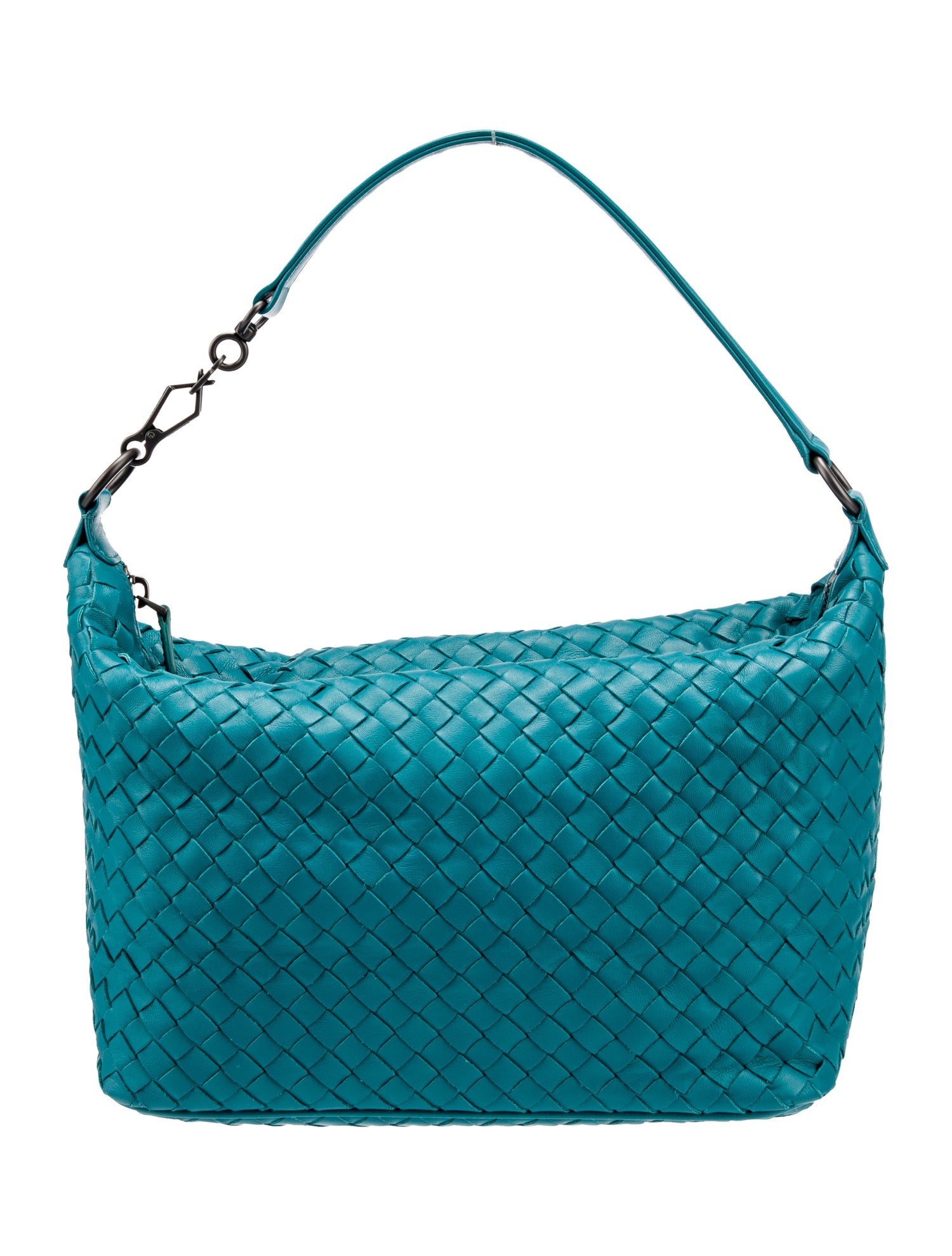 Bottega Veneta Intrecciato Shoulder Bag - Blue Shoulder Bags, Handbags ...