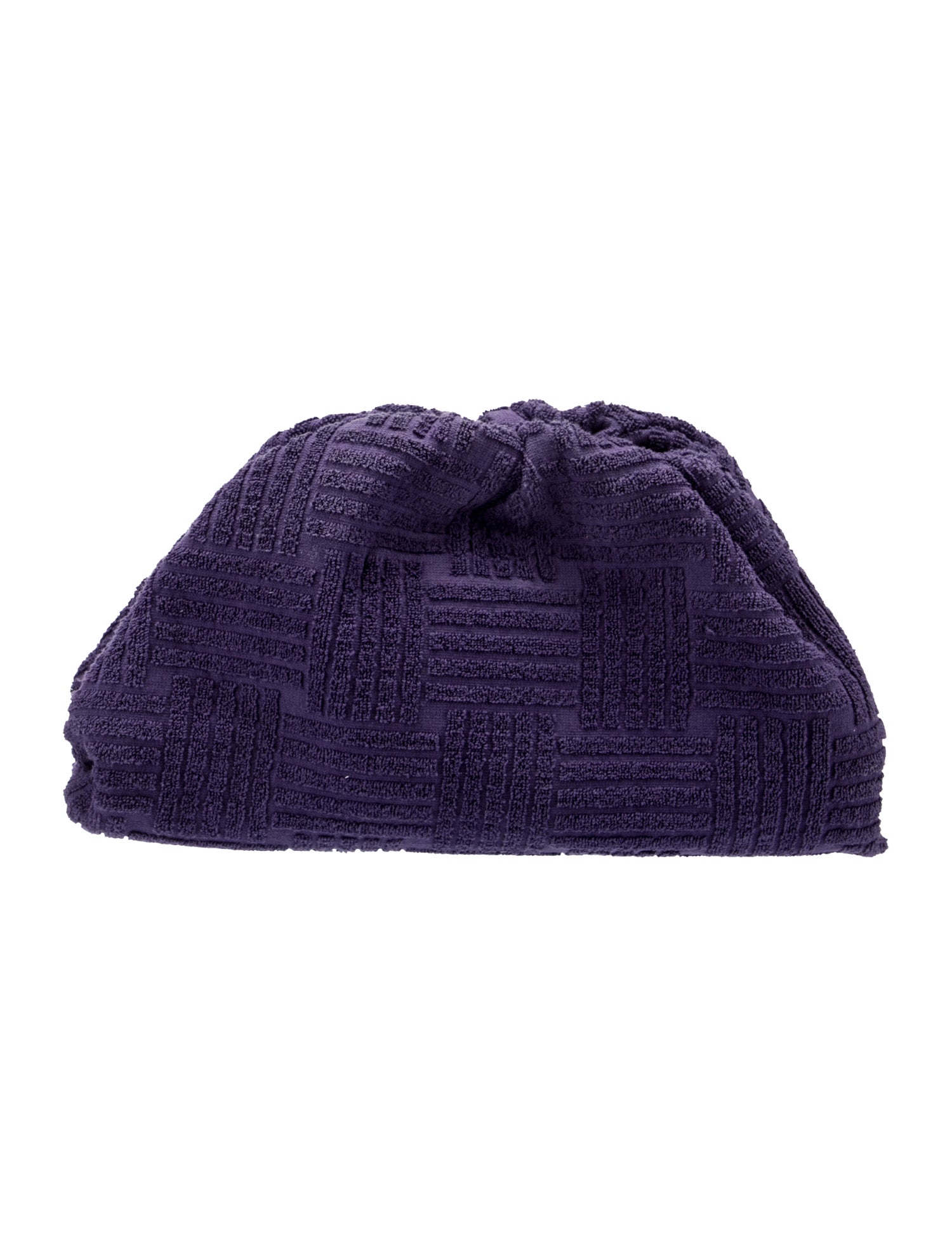 Bottega Veneta Terry Cloth The Pouch - Purple Clutches, Handbags - BOT292013 | The RealReal