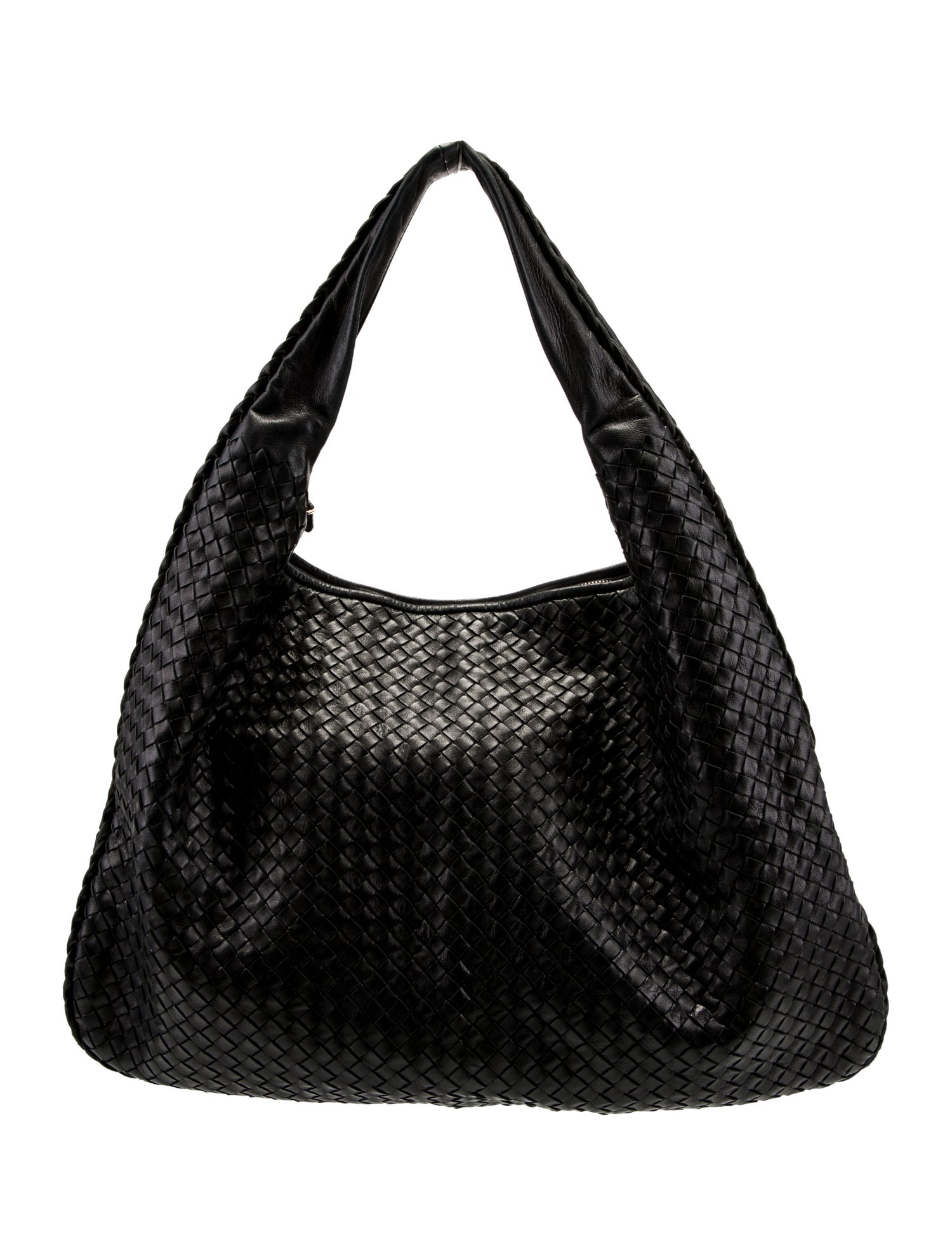 Bottega Veneta Intrecciato Veneta Hobo Vintage - Black Hobos, Handbags ...