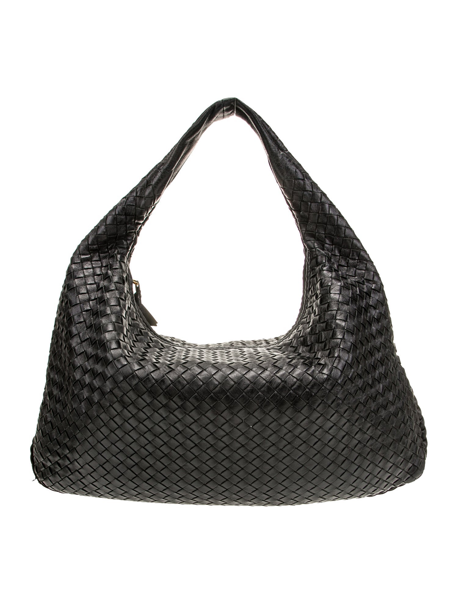 Bottega Veneta Intrecciato Veneta Hobo Medium Vintage - Black Hobos ...