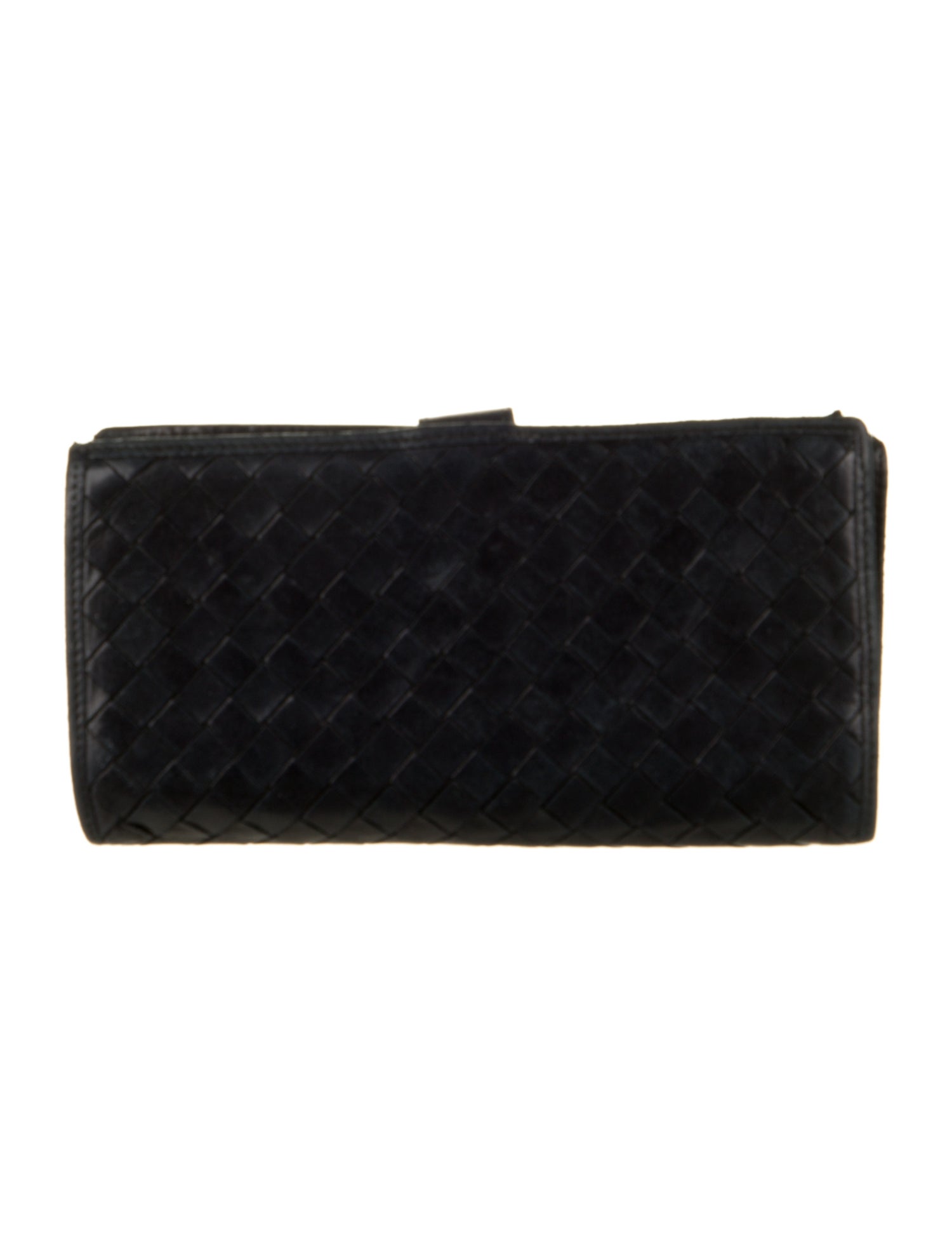 Bottega Veneta Vintage Intrecciato Weave Wallet - Black Wallets ...