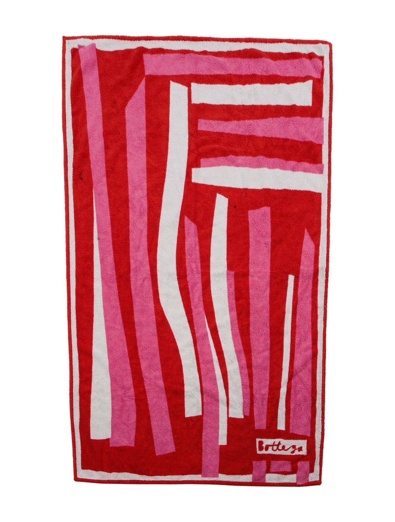 Bottega Veneta Bottega Veneta Collage Beach Towel - Pink Bath, Bedding ...