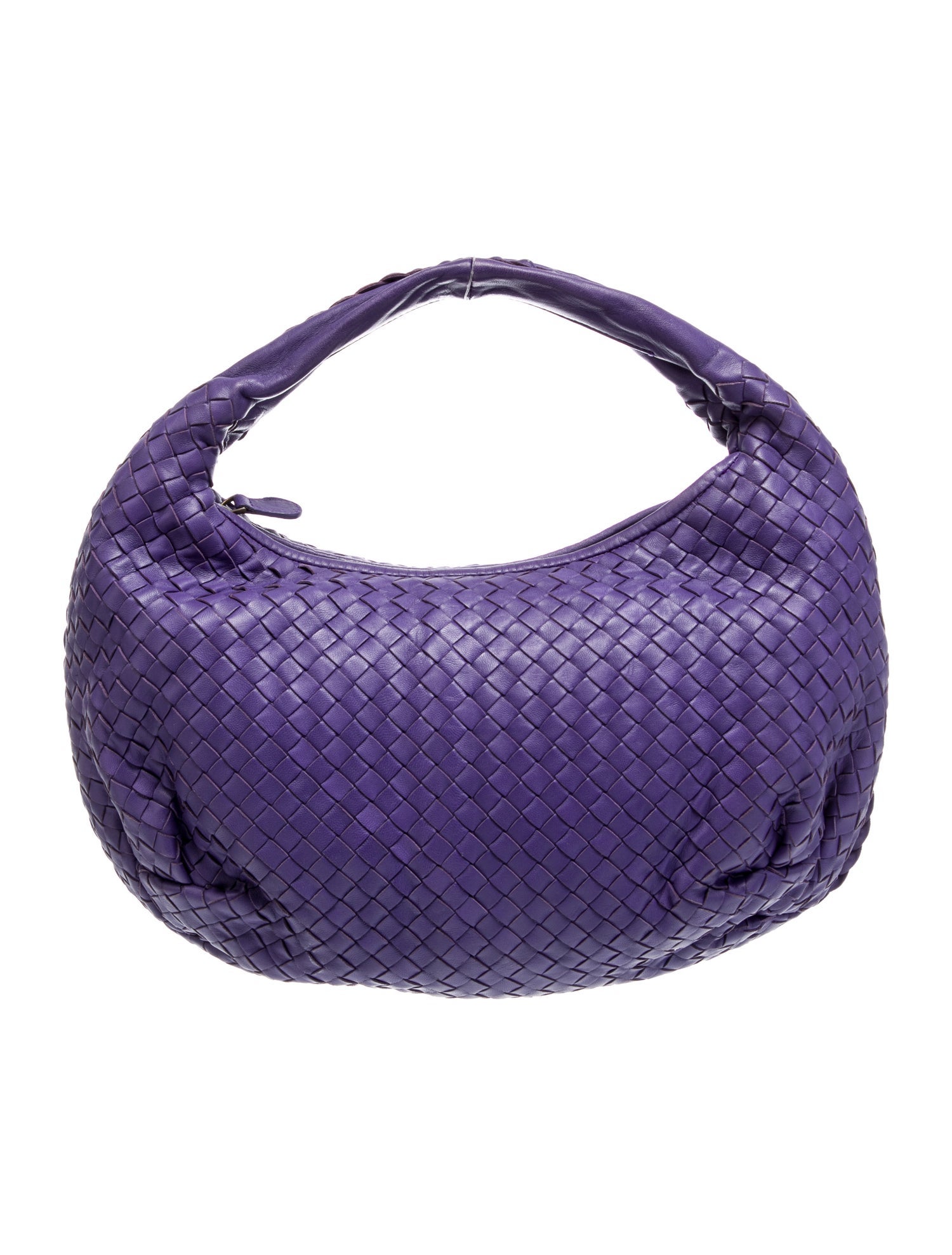 Bottega Veneta Intrecciato Veneta Hobo Medium - Purple Hobos, Handbags ...