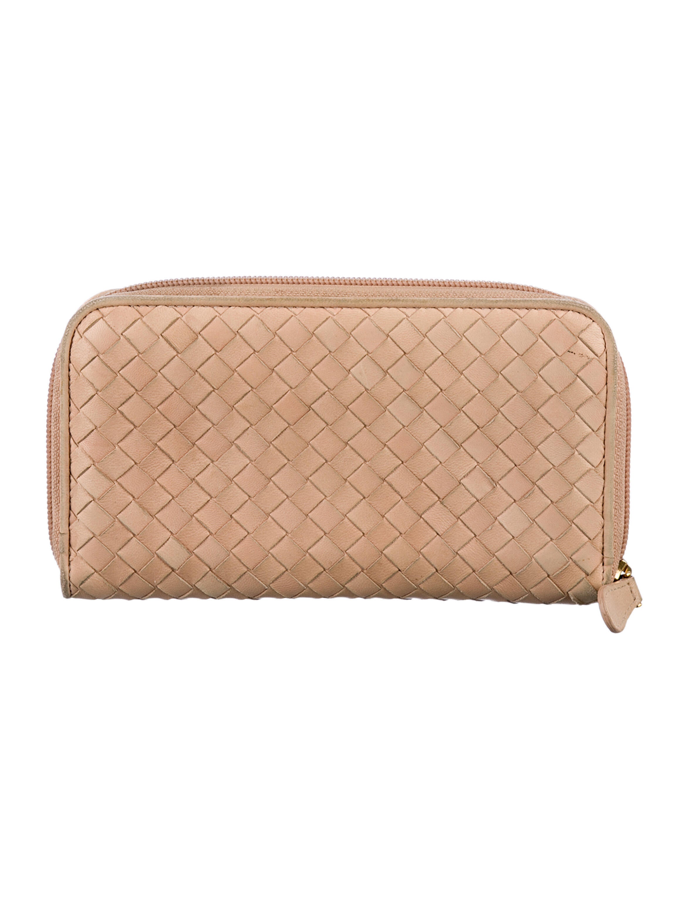 Bottega Veneta Vintage Intrecciato Weave Wallet - Neutrals Wallets ...