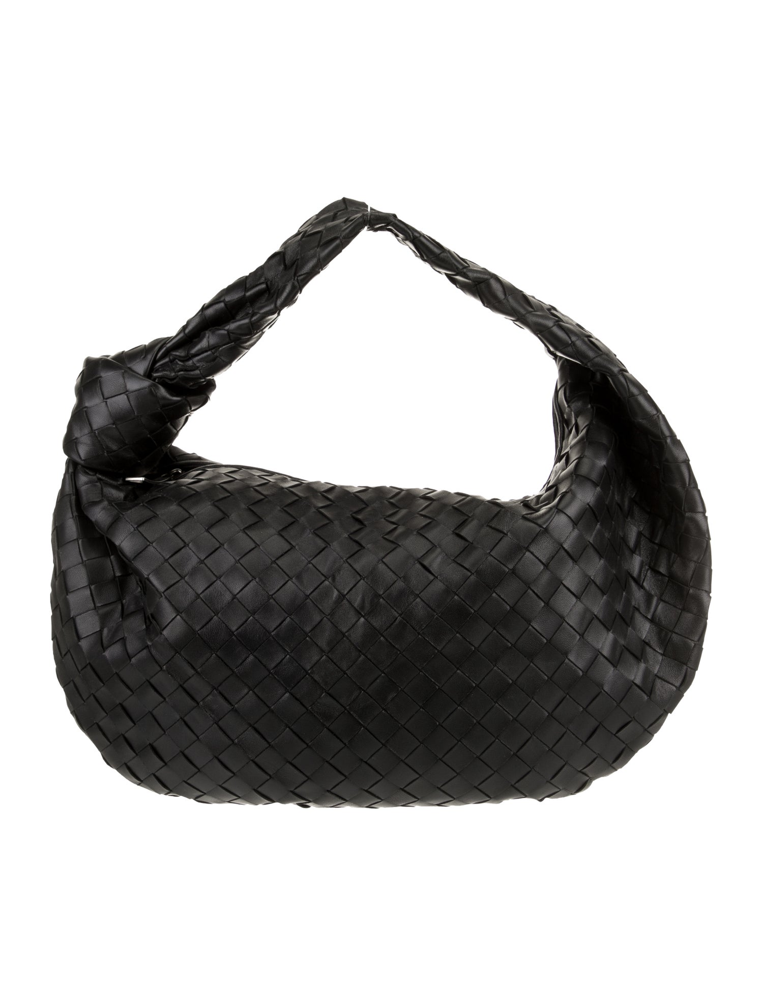 Bottega Veneta Leather Jodie - Black Hobos, Handbags - BOT302291 | The ...