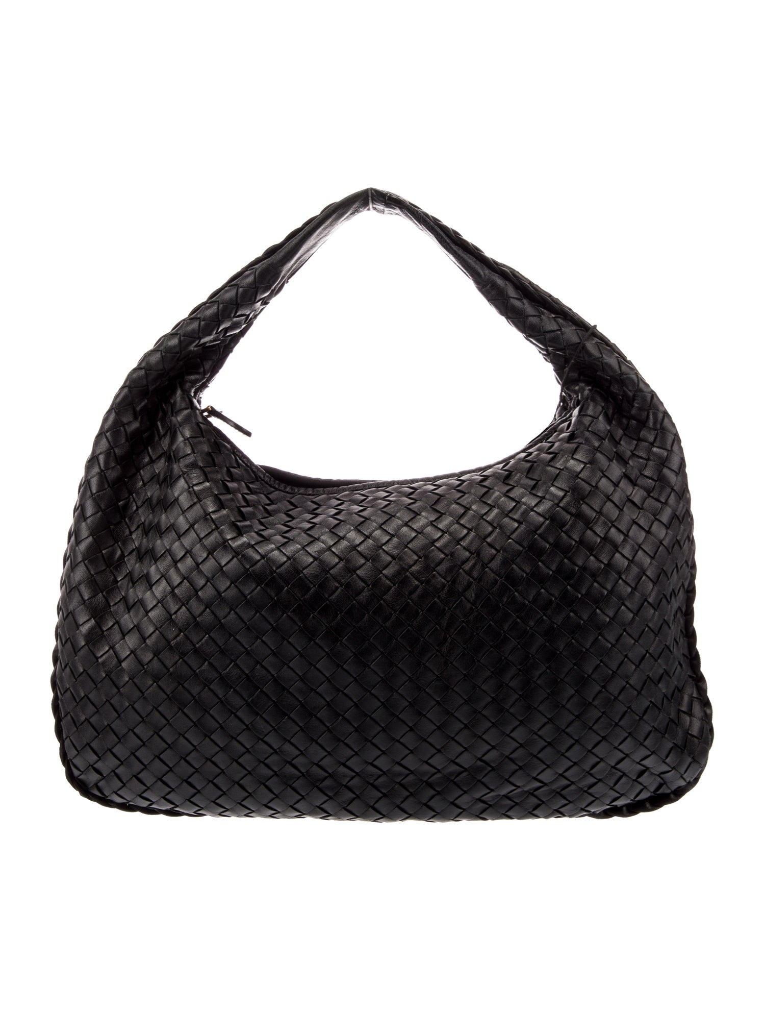 Bottega Veneta Intrecciato Veneta Hobo - Black Hobos, Handbags ...