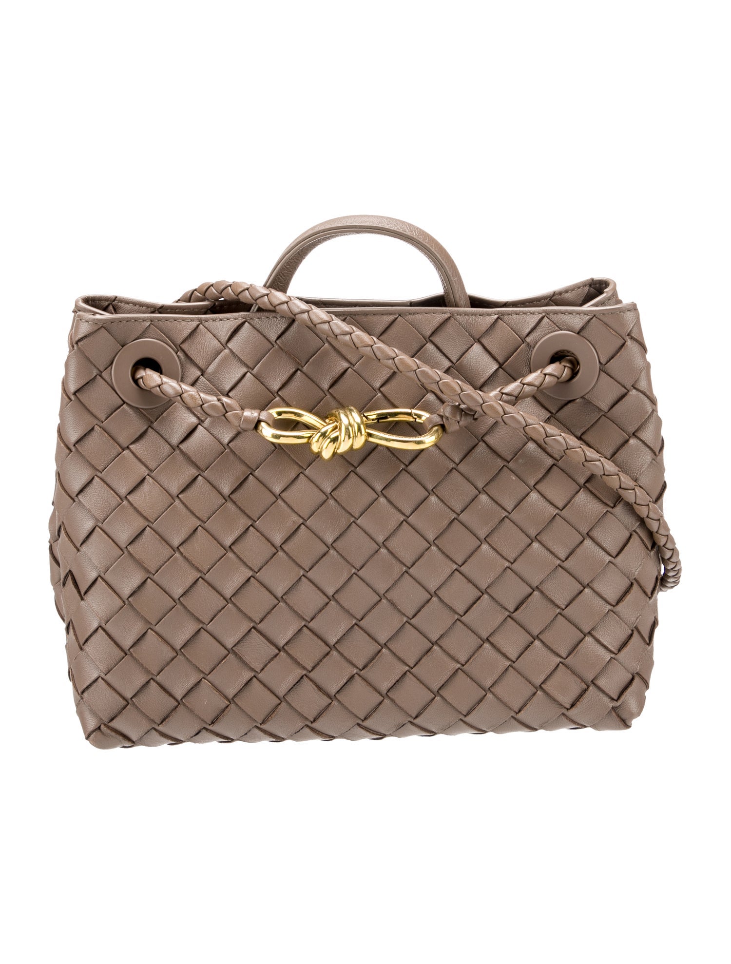 Bottega Veneta Intrecciato Top Handle Bag Small - Black Handle Bags ...