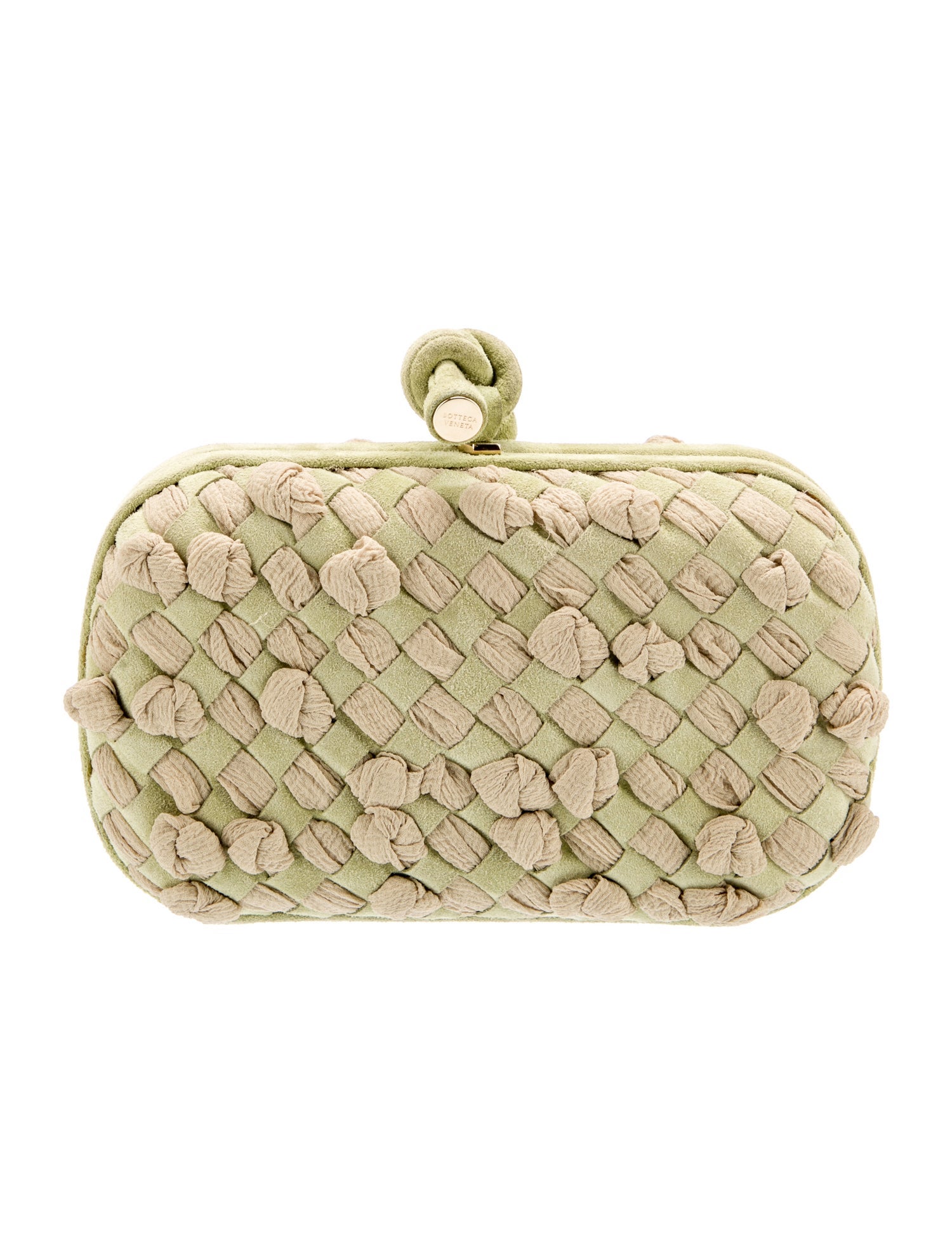 Bottega Veneta Suede Minaudière Mini Vintage - Green Clutches, Handbags - BOT319019 | The RealReal