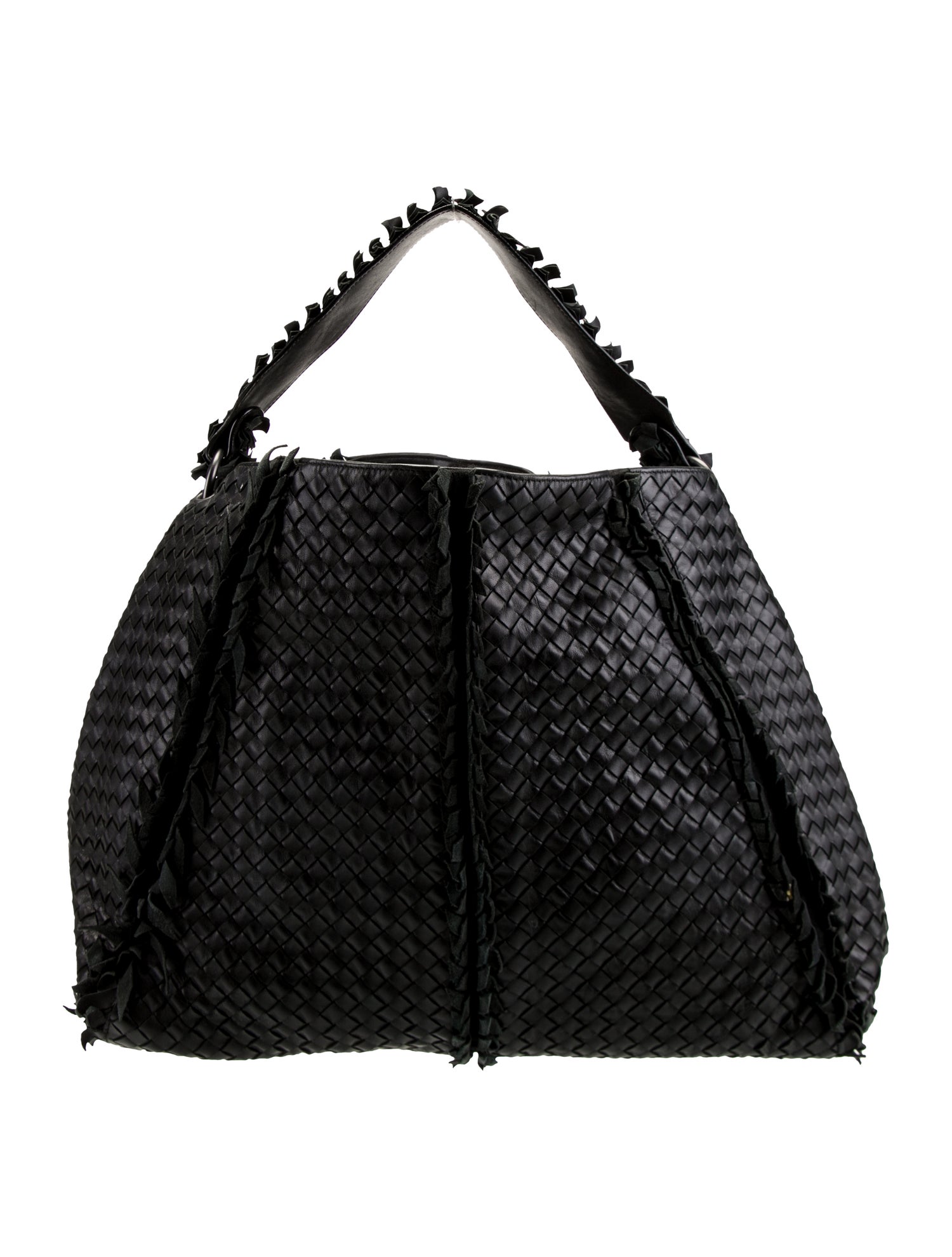 Bottega Veneta Intrecciato Hobo - Black Hobos, Handbags - BOT322379 ...